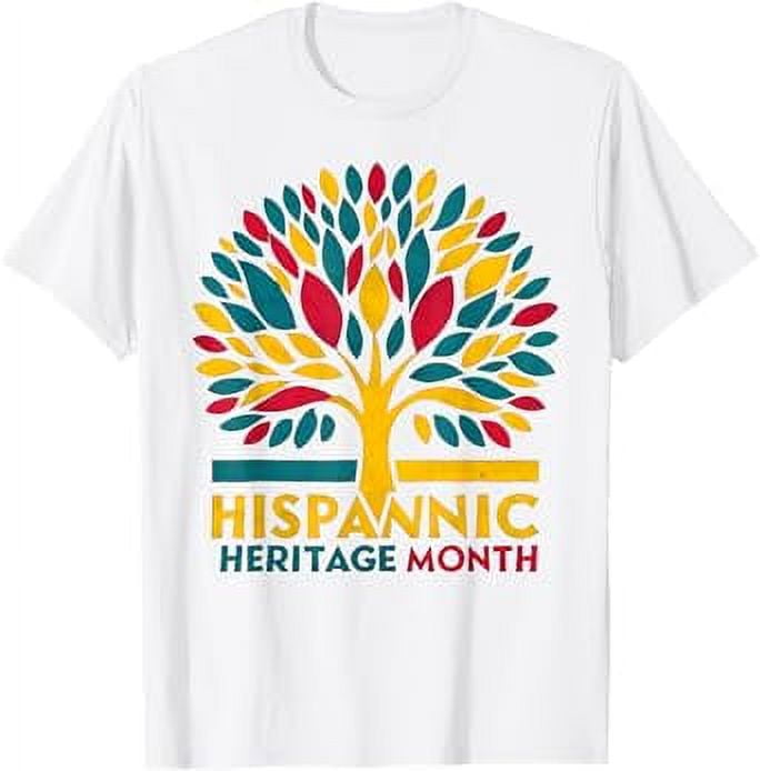 National Hispanic Heritage Month Latino Tree Roots T-Shirt - Walmart.com