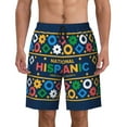 National Hispanic Heritage Month Mens Beach Pants Quick Dry Short Swim