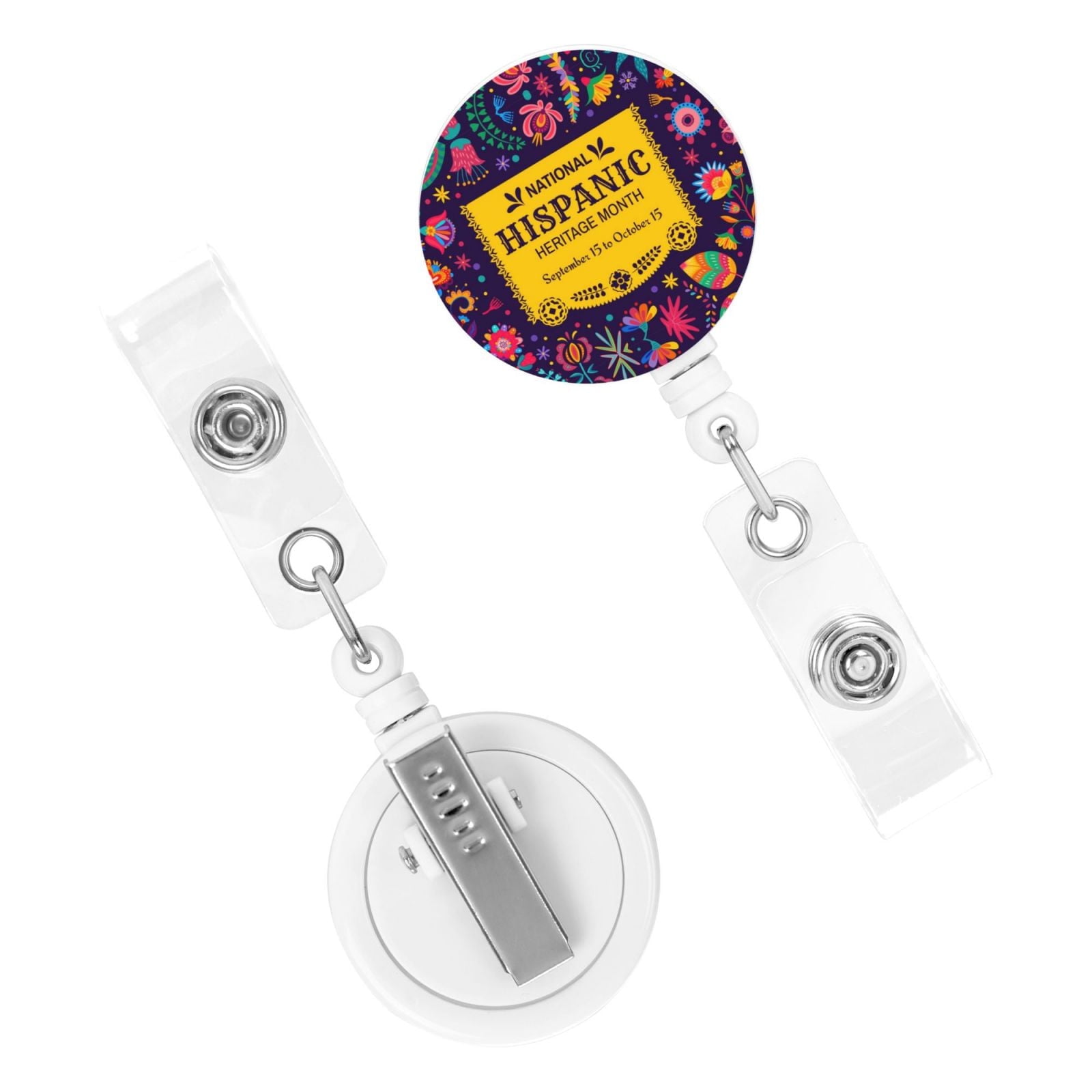 National Hispanic Heritage Month Mes De La Herencia Hispana Badge Reel ...