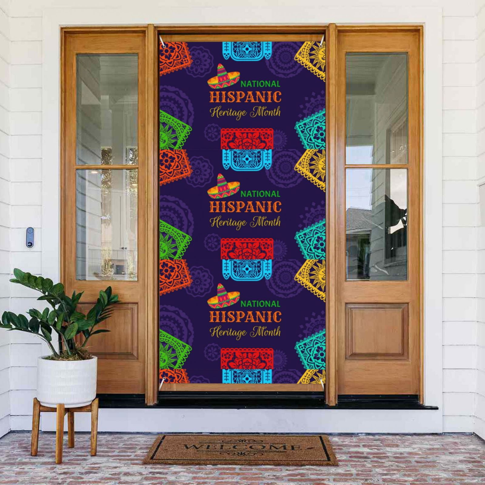 National Hispanic Heritage Month Mes De La Herencia Hispana Door Cover ...