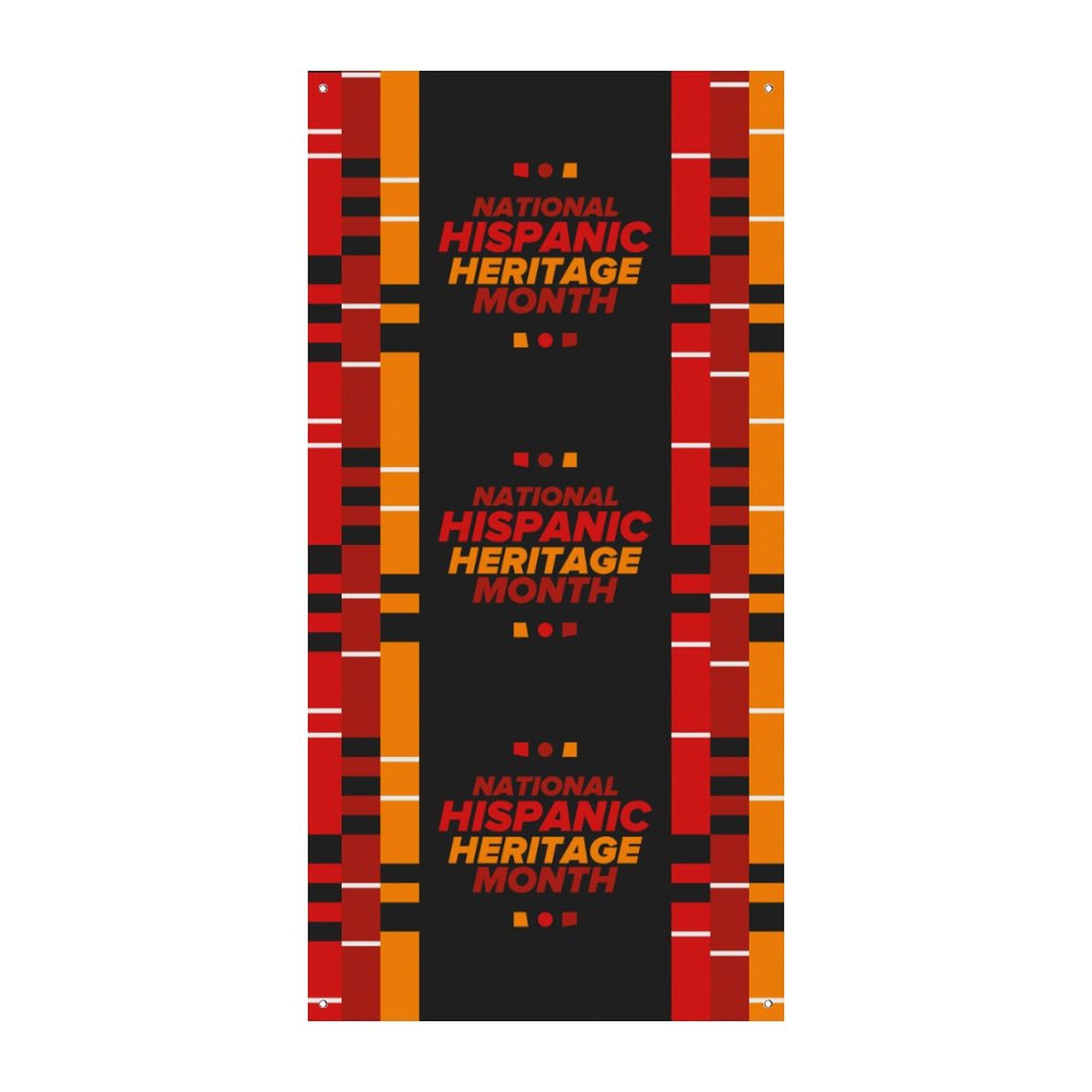 National Hispanic Heritage Month3 Door Cover Banners Flag Hanging ...
