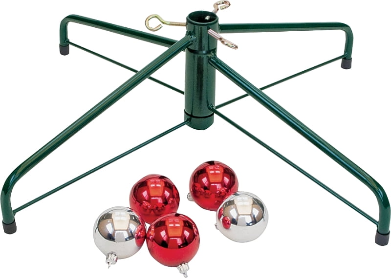 National Holidays Traditions Folding Artificial Tree Stand, Steel ...