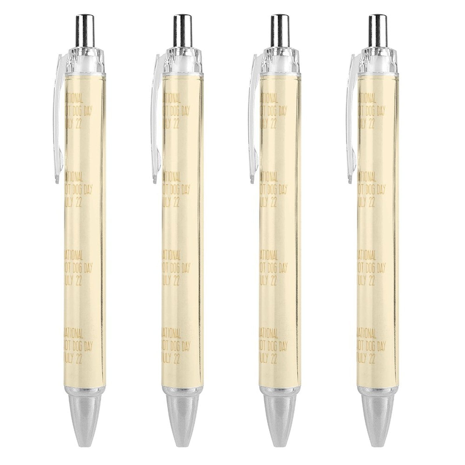 National Hot Dog Day Ballpoint Pen Retractable Pens Black Writing Pen ...