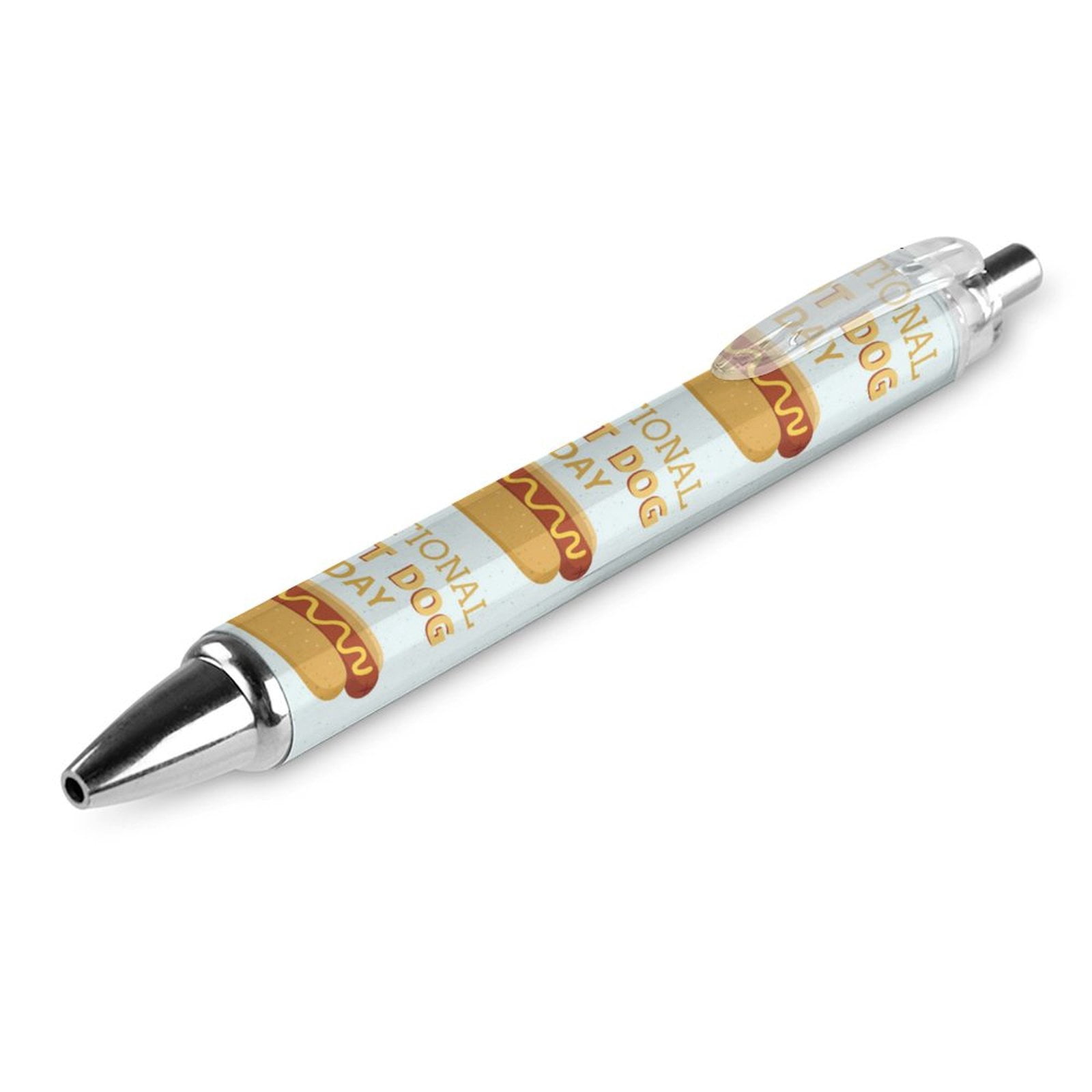 National Hot Dog Day Ballpoint Pen Retractable Pens Black Writing Pen ...