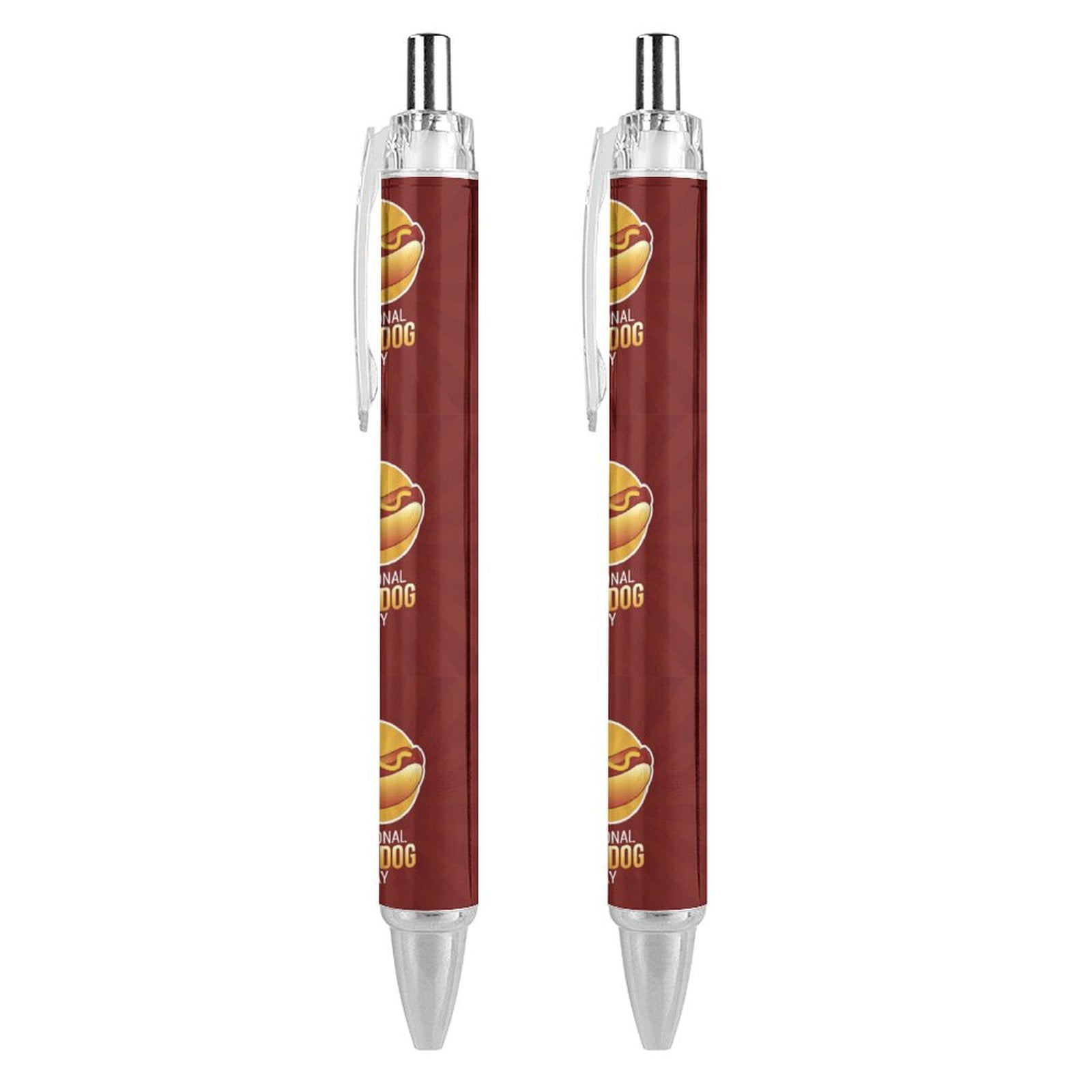 National Hot Dog Day Ballpoint Pen Retractable Pens Black Writing Pen ...