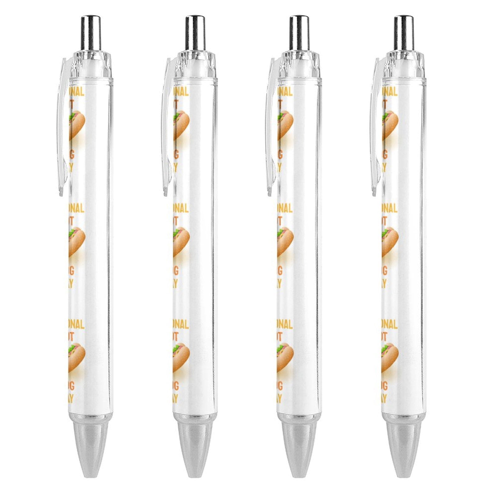 National Hot Dog Day Ballpoint Pen Retractable Pens Black Writing Pen ...