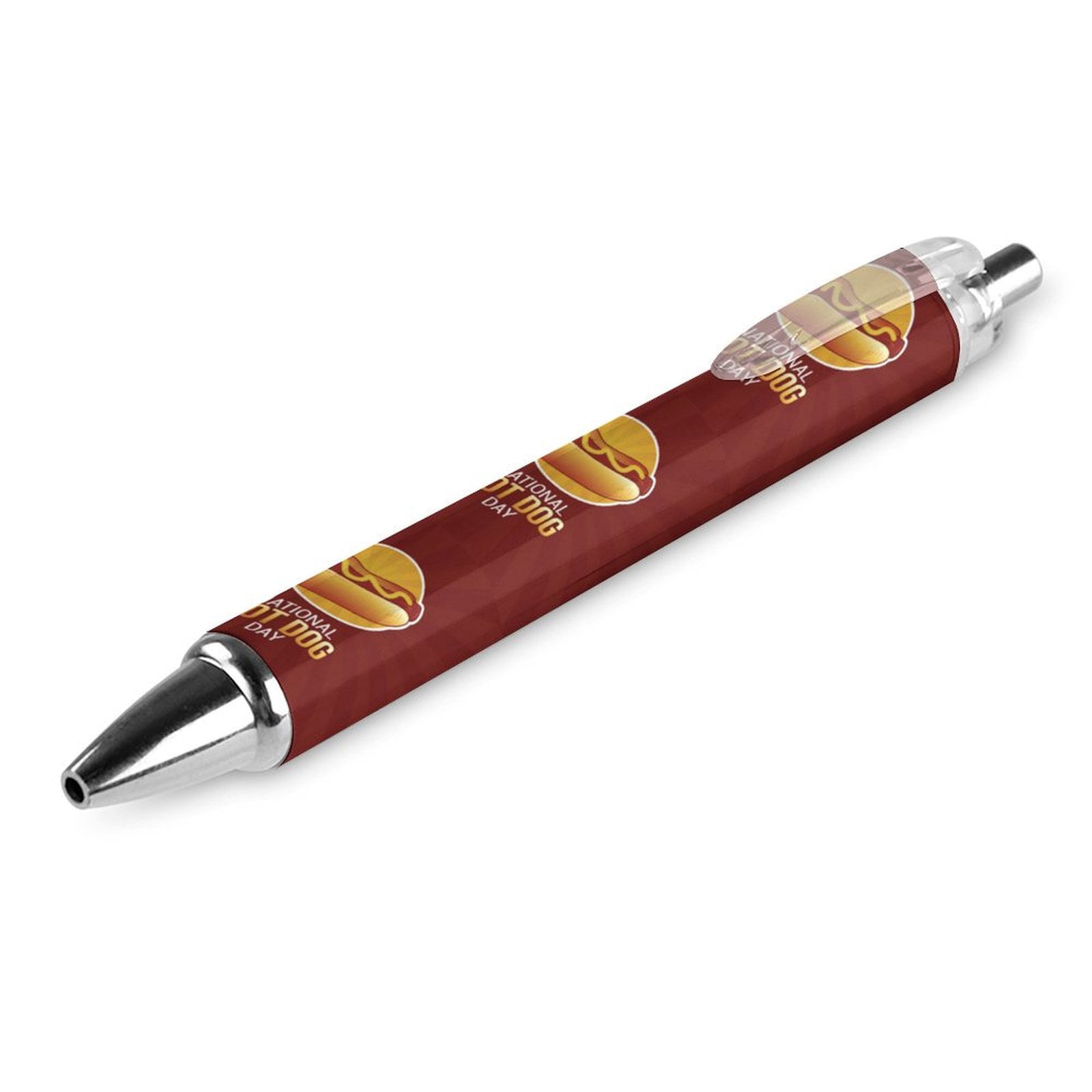 National Hot Dog Day Ballpoint Pen Retractable Pens Black Writing Pen ...