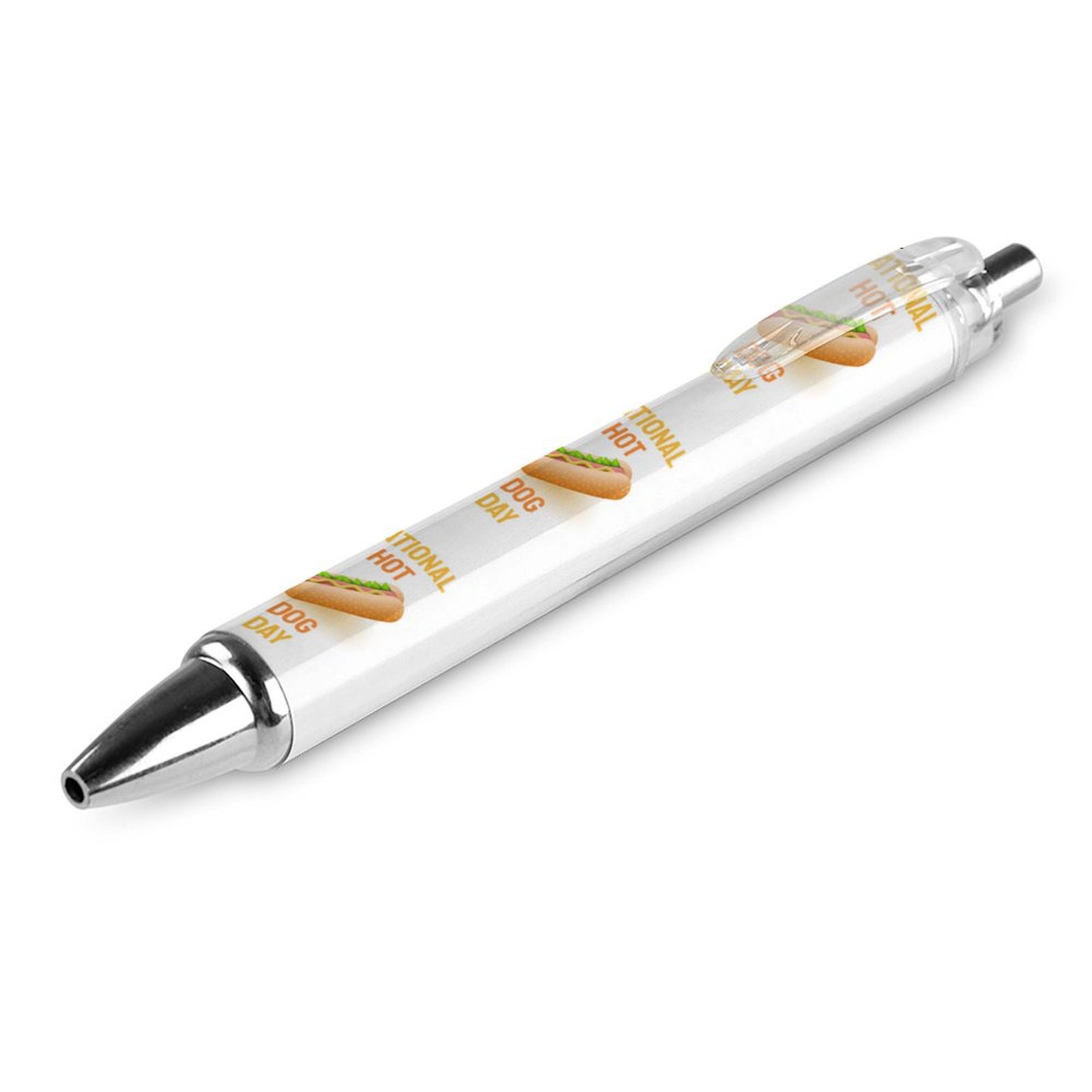 National Hot Dog Day Ballpoint Pen Retractable Pens Black Writing Pen ...