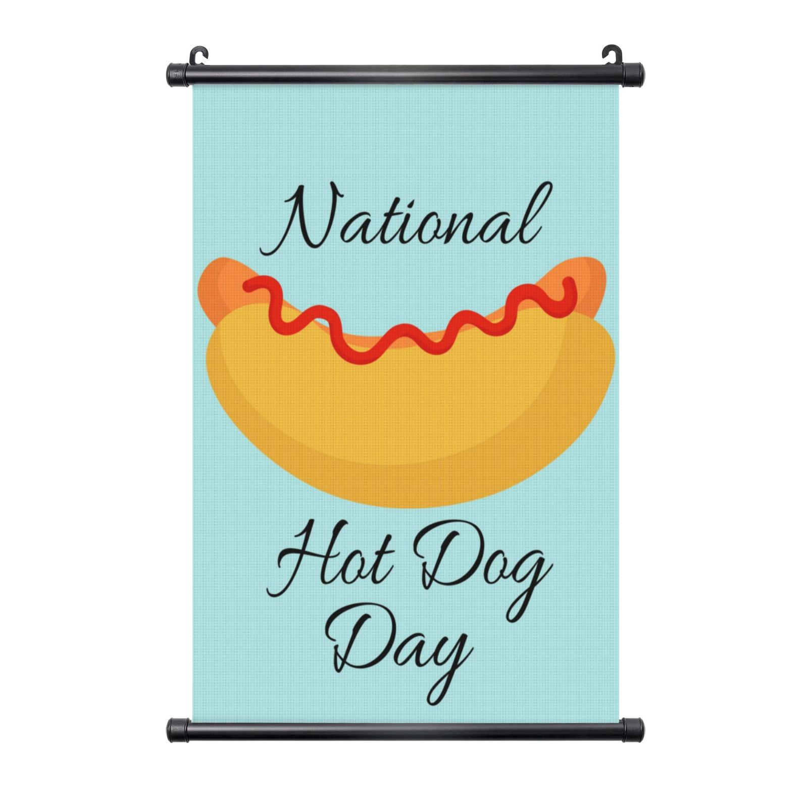 National Hot Dog Day Poster Wall Art Banner Backdrop Prints Posters ...