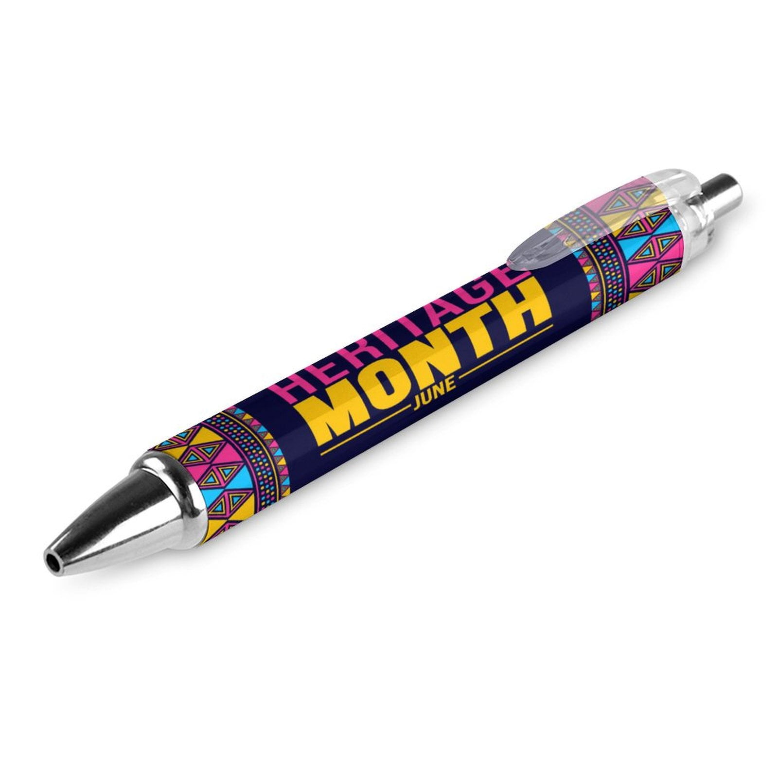 National Immigrant Heritage Month Ballpoint Pen Retractable Pens Black ...