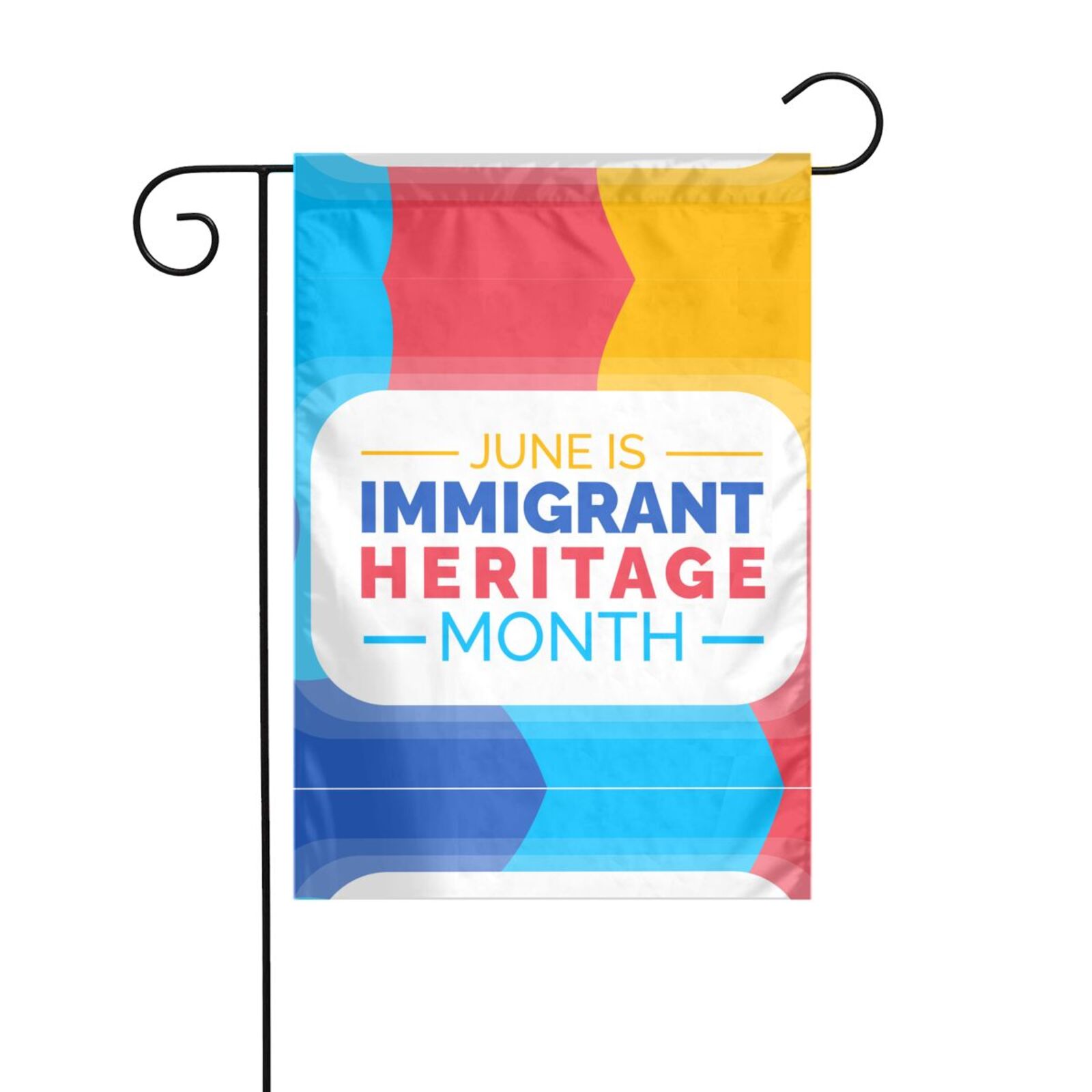 National Immigrant Heritage Month Garden Flag Double Sided Yard Banner ...