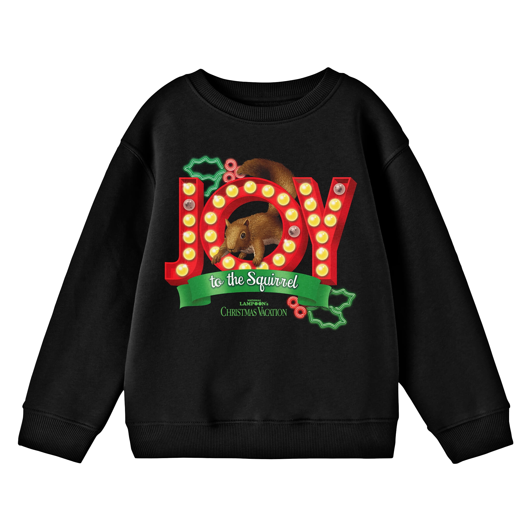 National Lampoon's Christmas Vacation Joy To The Squirrel Crew Neck ...