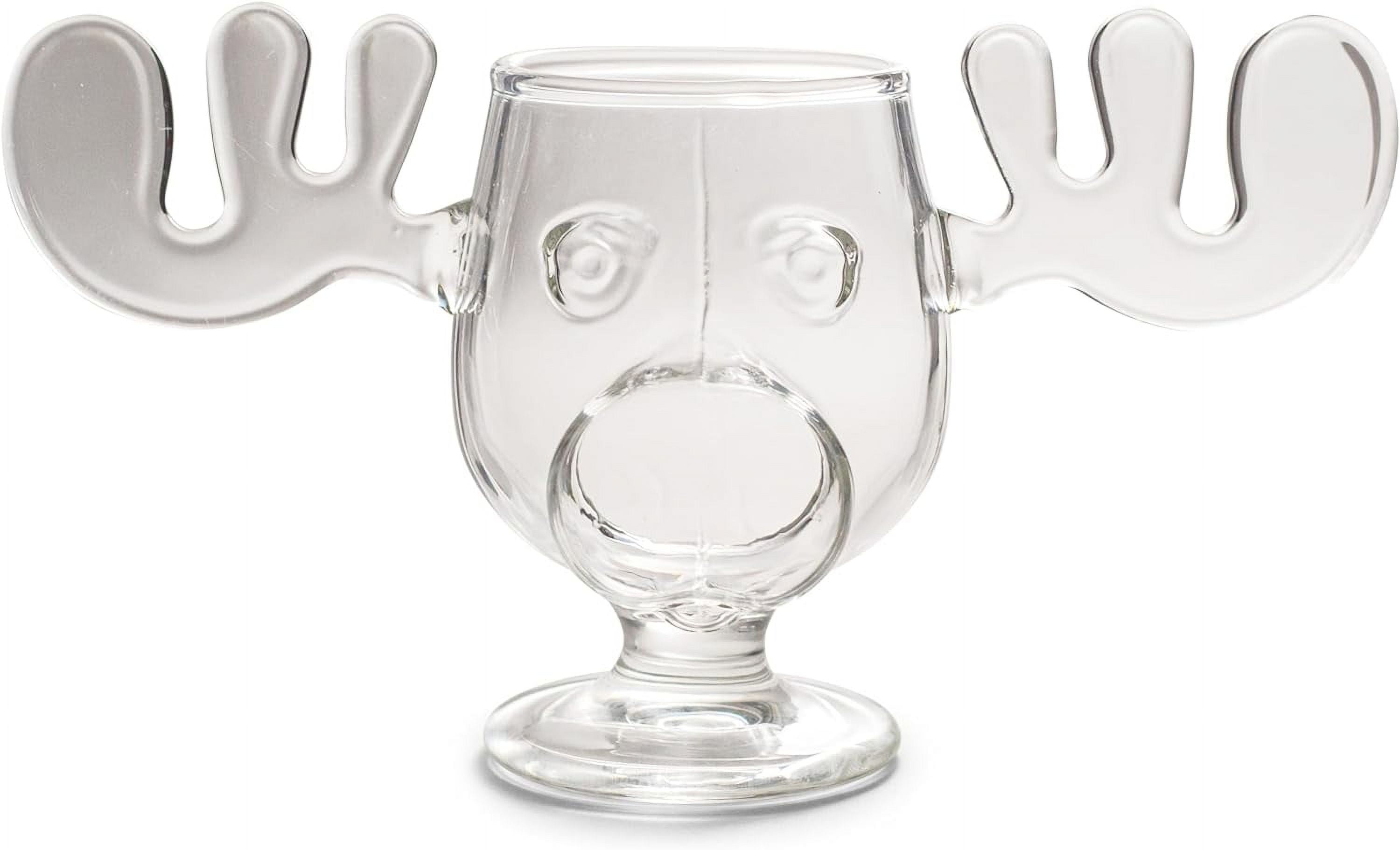 National Lampoon's Christmas Vacation Marty Moose Sculpted Glass Cup ...