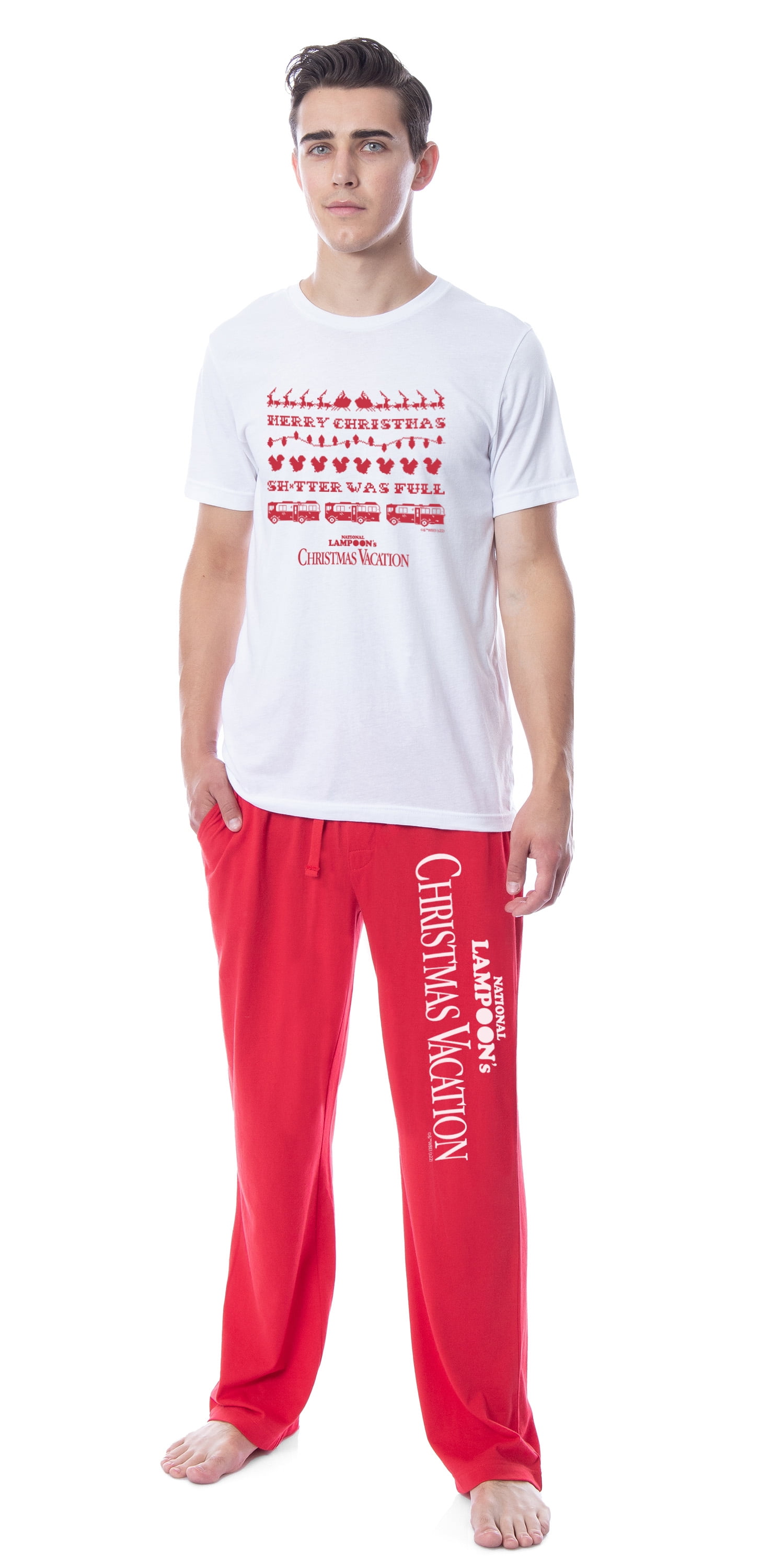 National Lampoon's Christmas Vacation Mens' Cousin Eddie Quote 2PC ...