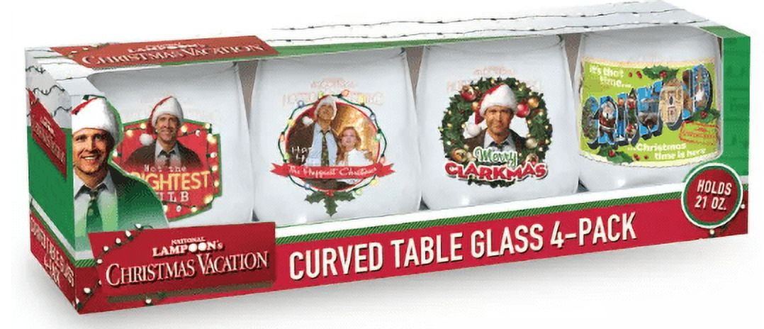 National Lampoon's Christmas Vacation Merry Clarkmas 21oz Stemless ...