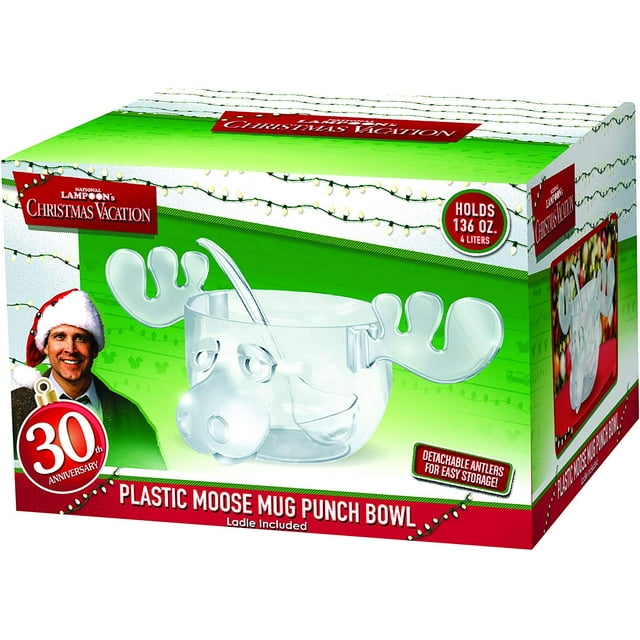 National Lampoon's Christmas Vacation Plastic Marty Moose Punch Bowl ...