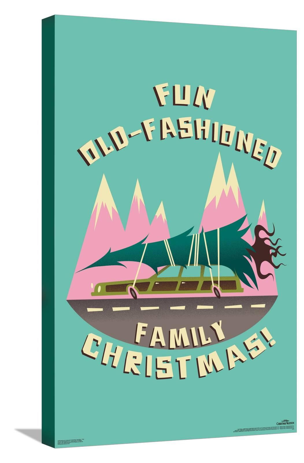 National Lampoon's Christmas Vacation - Tree Canvas Wall Poster, 14.725 ...