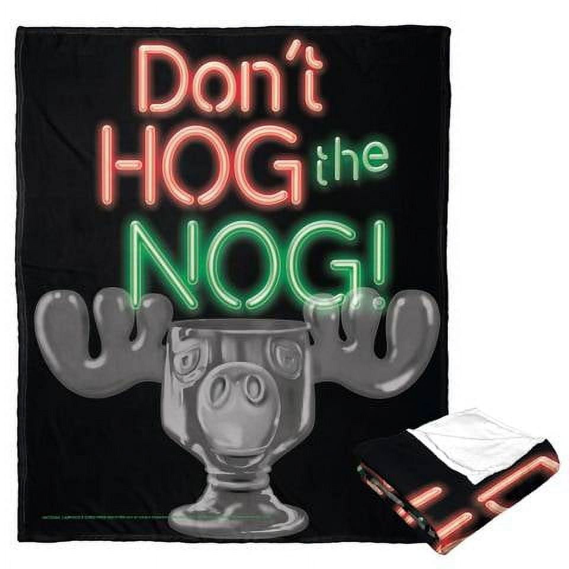 National Lampoons Don't Hog the Nog Warner Bros Kids Silk Touch Throw ...
