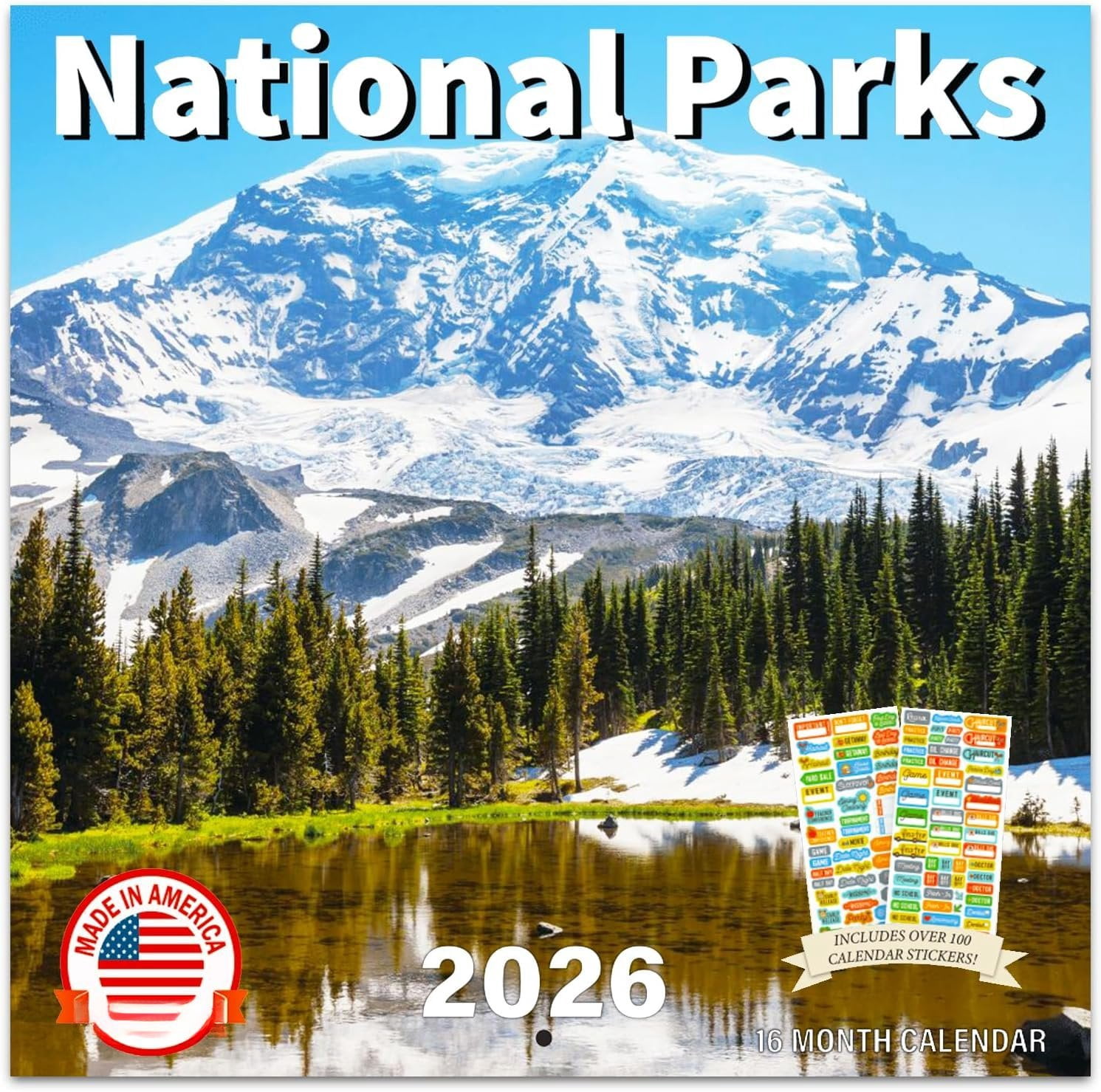 National Landmarks Calendar 2026 - Landscapes 2026 Wall Calendar ...