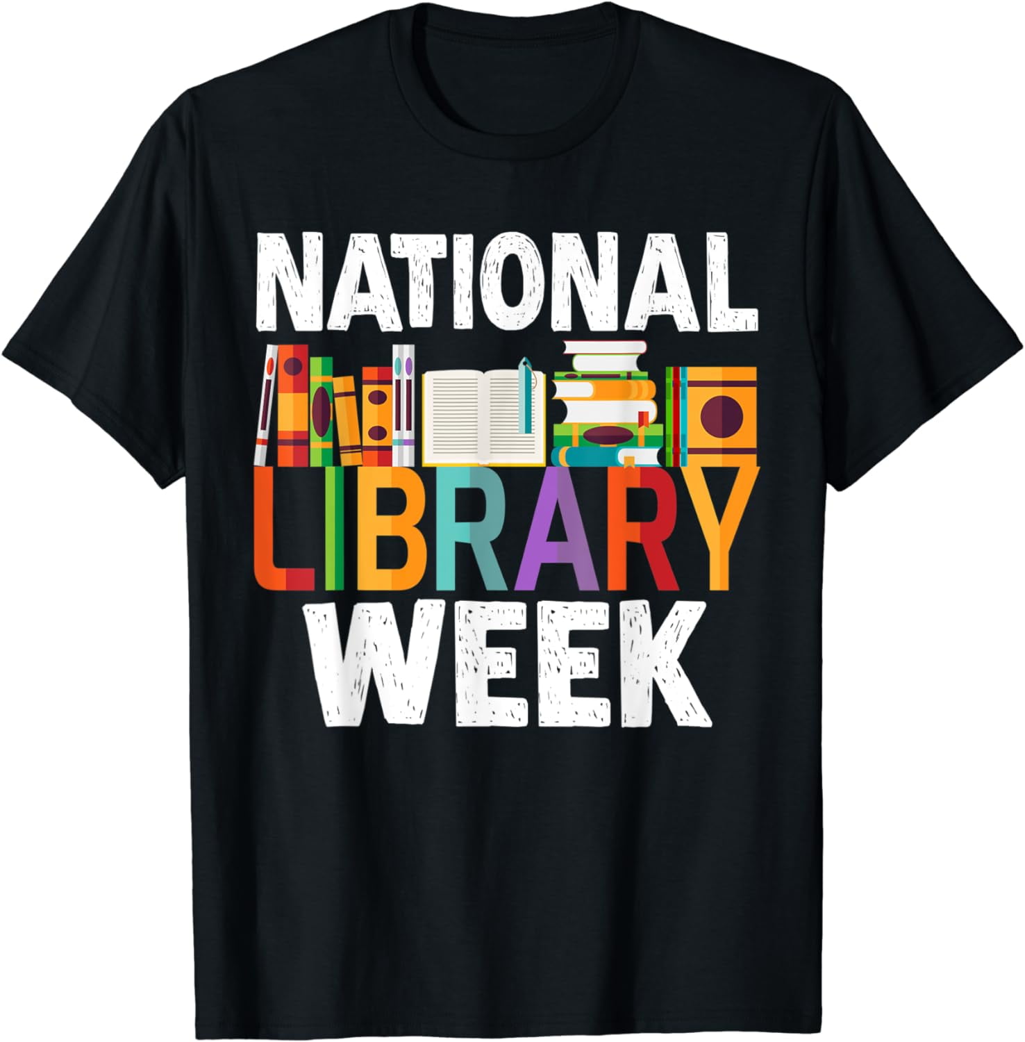 National Library Week 2019 T-Shirt Book Lover Librarian - Walmart.com