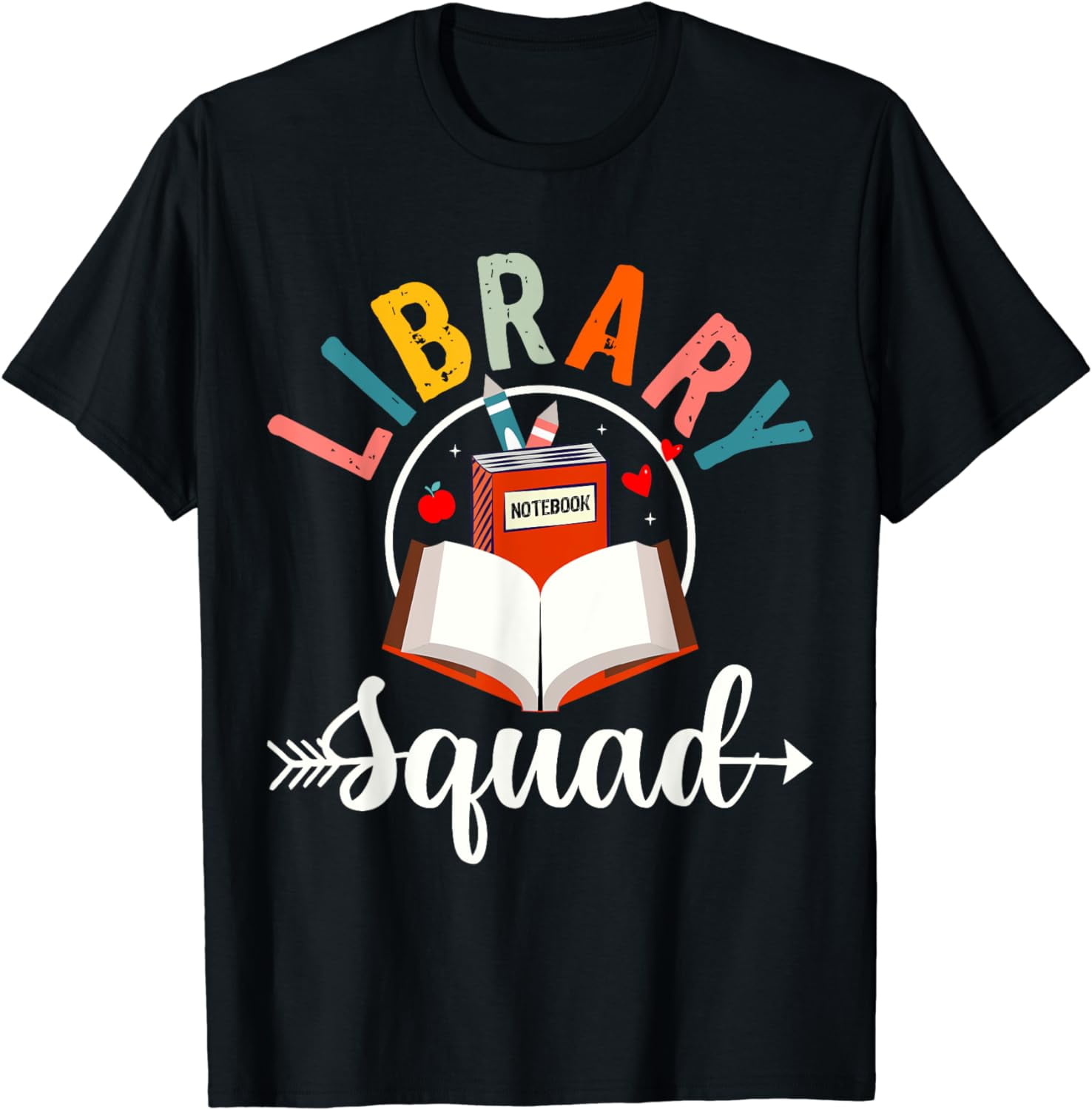 National Library Workers Day - Library Squad Librarian Crew T-Shirt ...