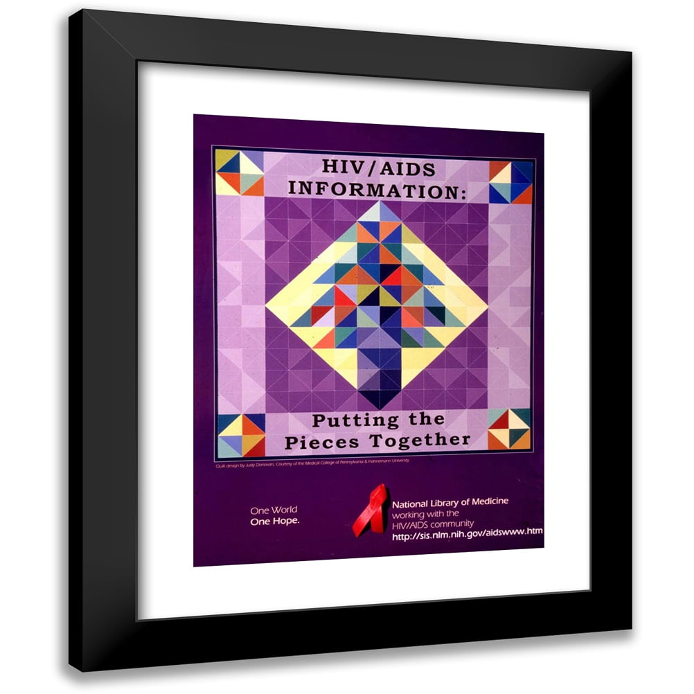 National Library of Medicine 12x14 Black Modern Framed Museum Art Print ...