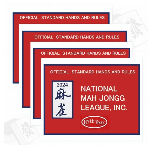 National Mah Jongg 2024 Medium Size Card - MahJongg Cards - Official ...