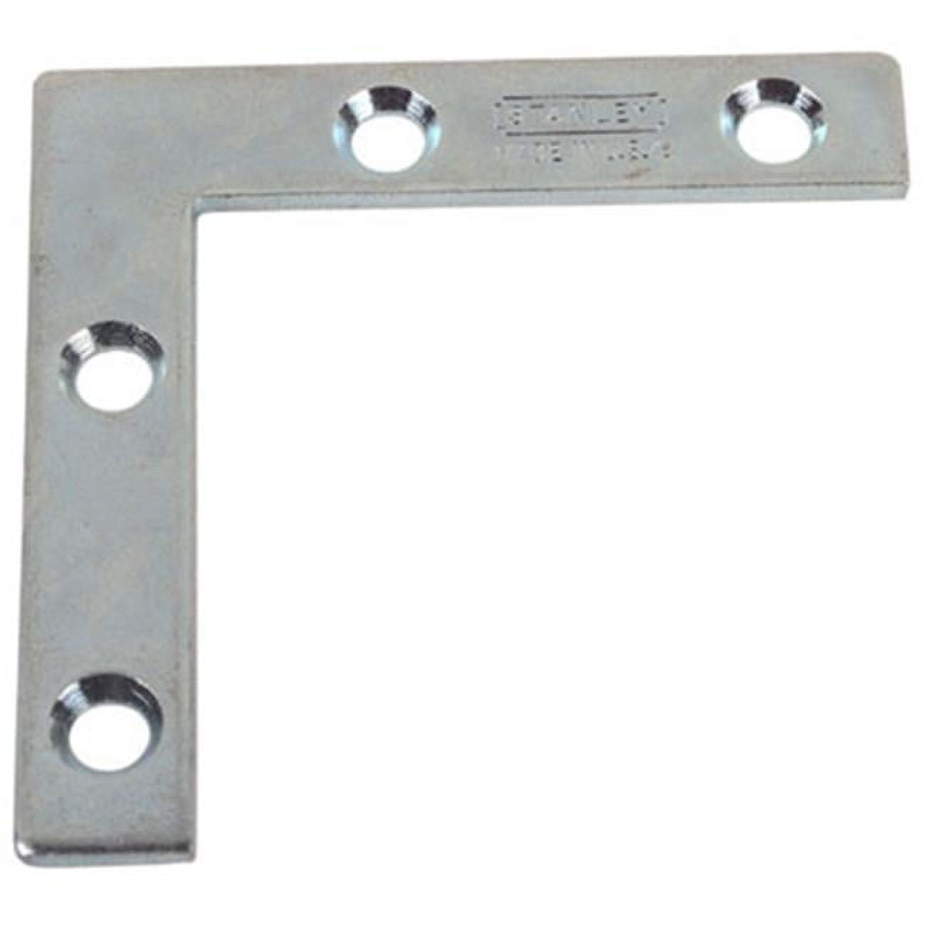 National Manufacturing NM266460 Corner Brace L-Shaped Plate, Zinc - 10. ...