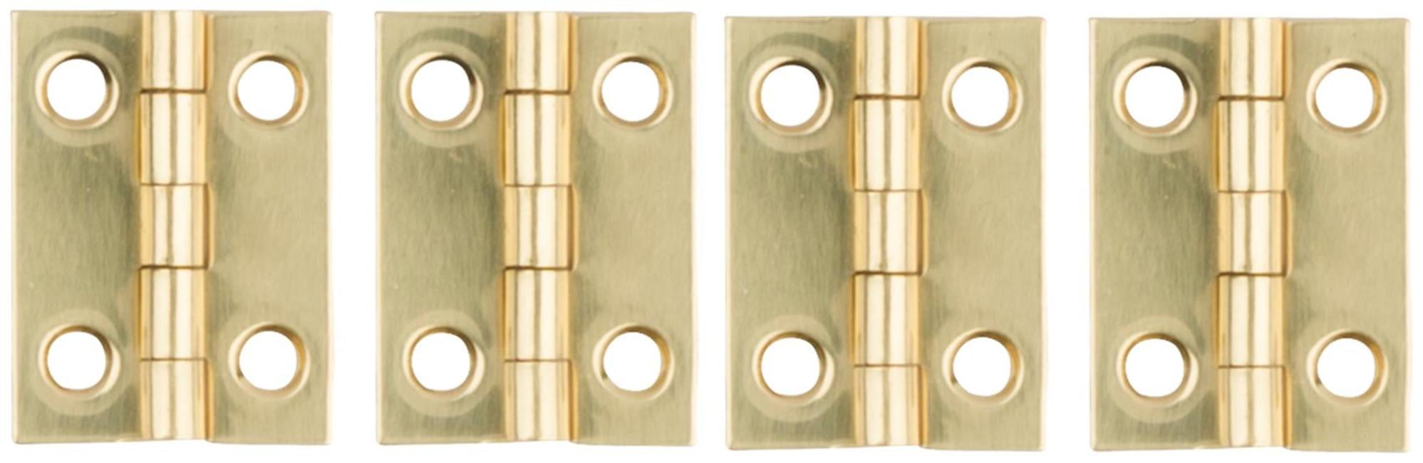 National Hardware N211-177 Decorative Narrow Hinge, 1 in H Door Leaf, 0.02 in Thick Door Leaf ...