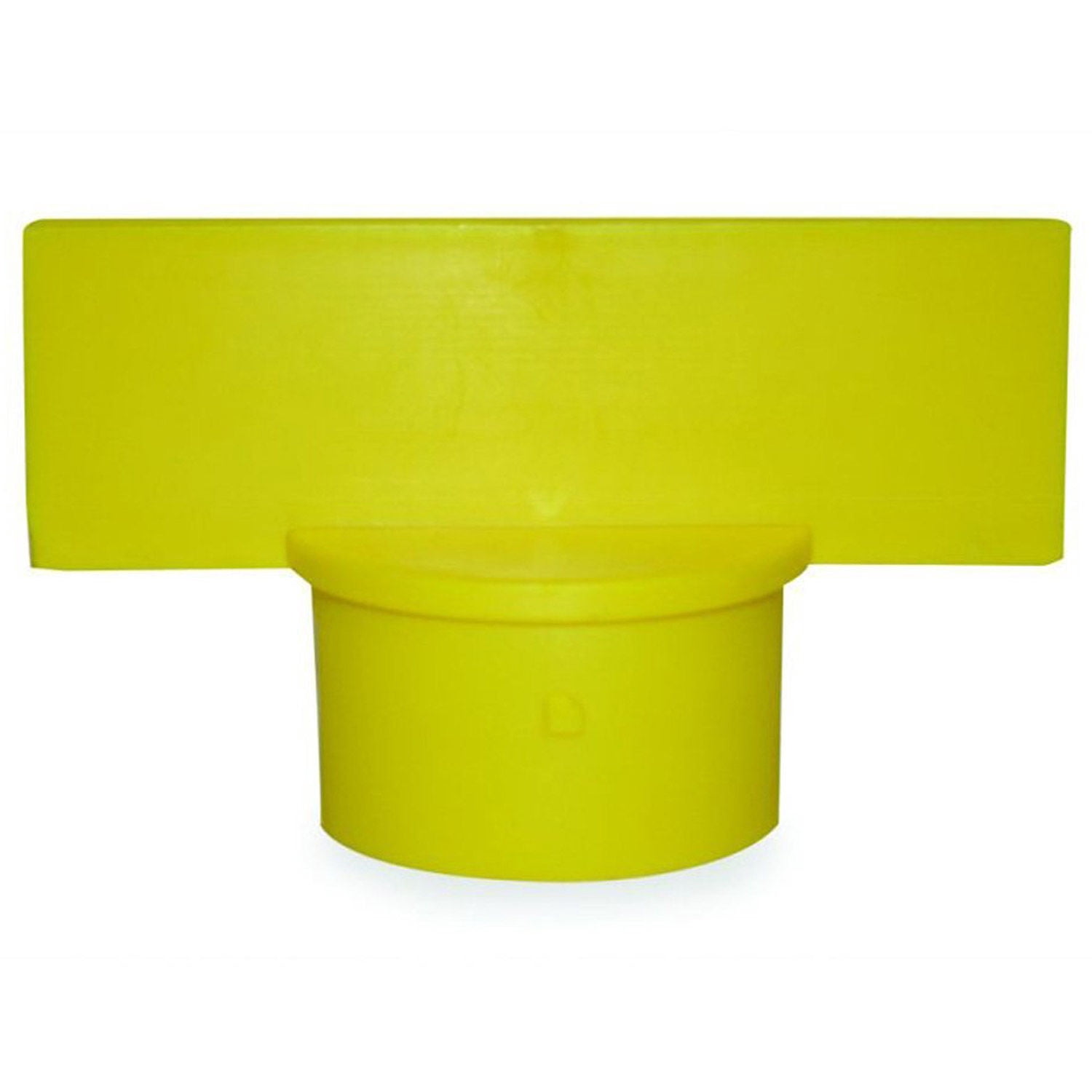 National Marker Company Warning Post Sign Adapter Yellow - Walmart.com