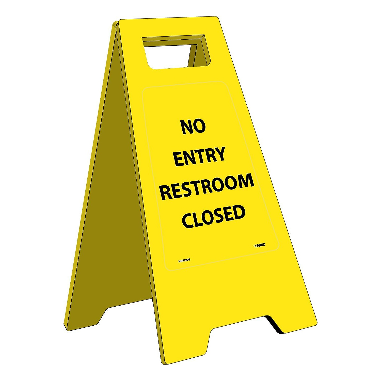 National Marker Floor Signs; Heavy Duty No Entry Restroom Closed ...