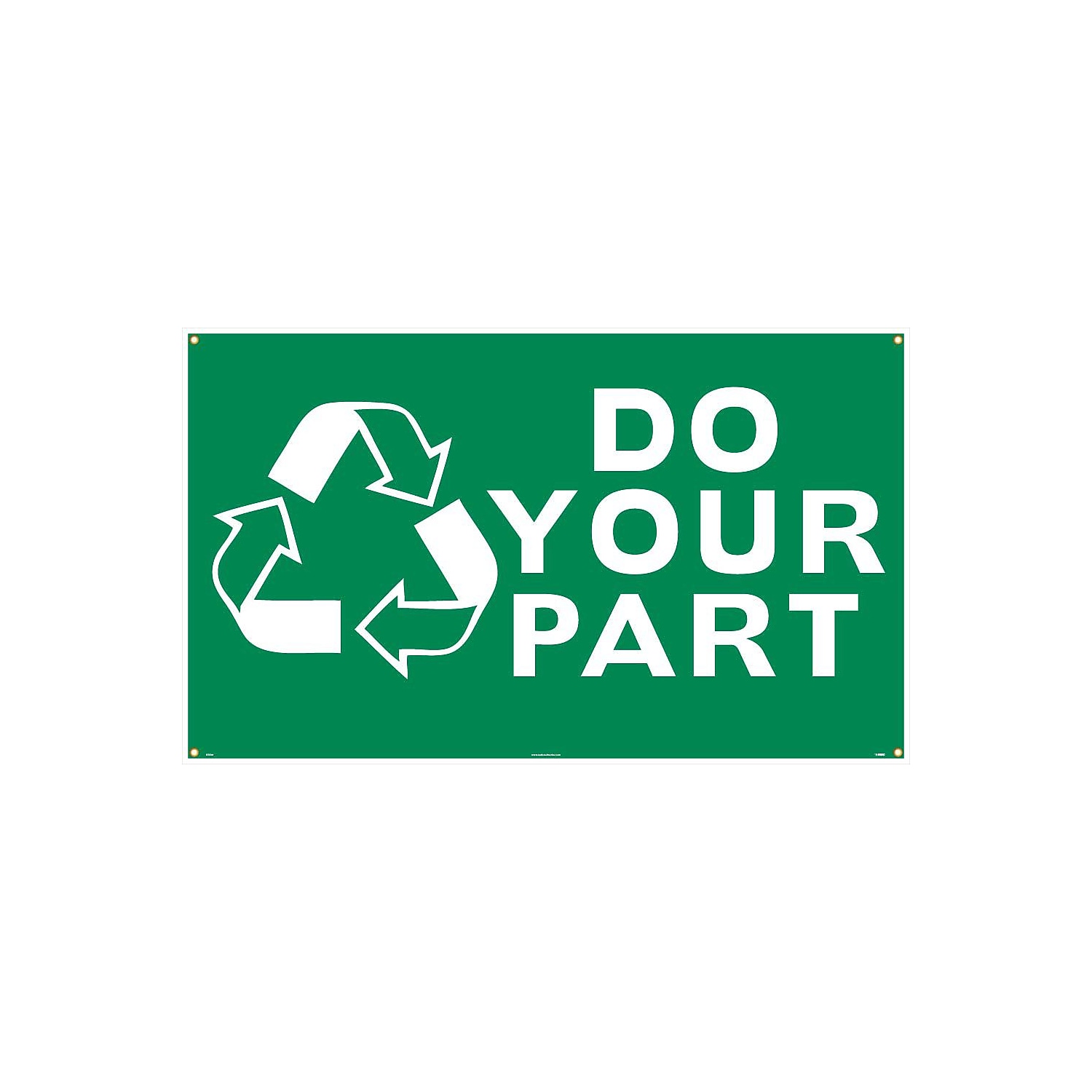 National Marker (Graphic) Do Your Partk 3Ft X 5Ft Polyethylene ...