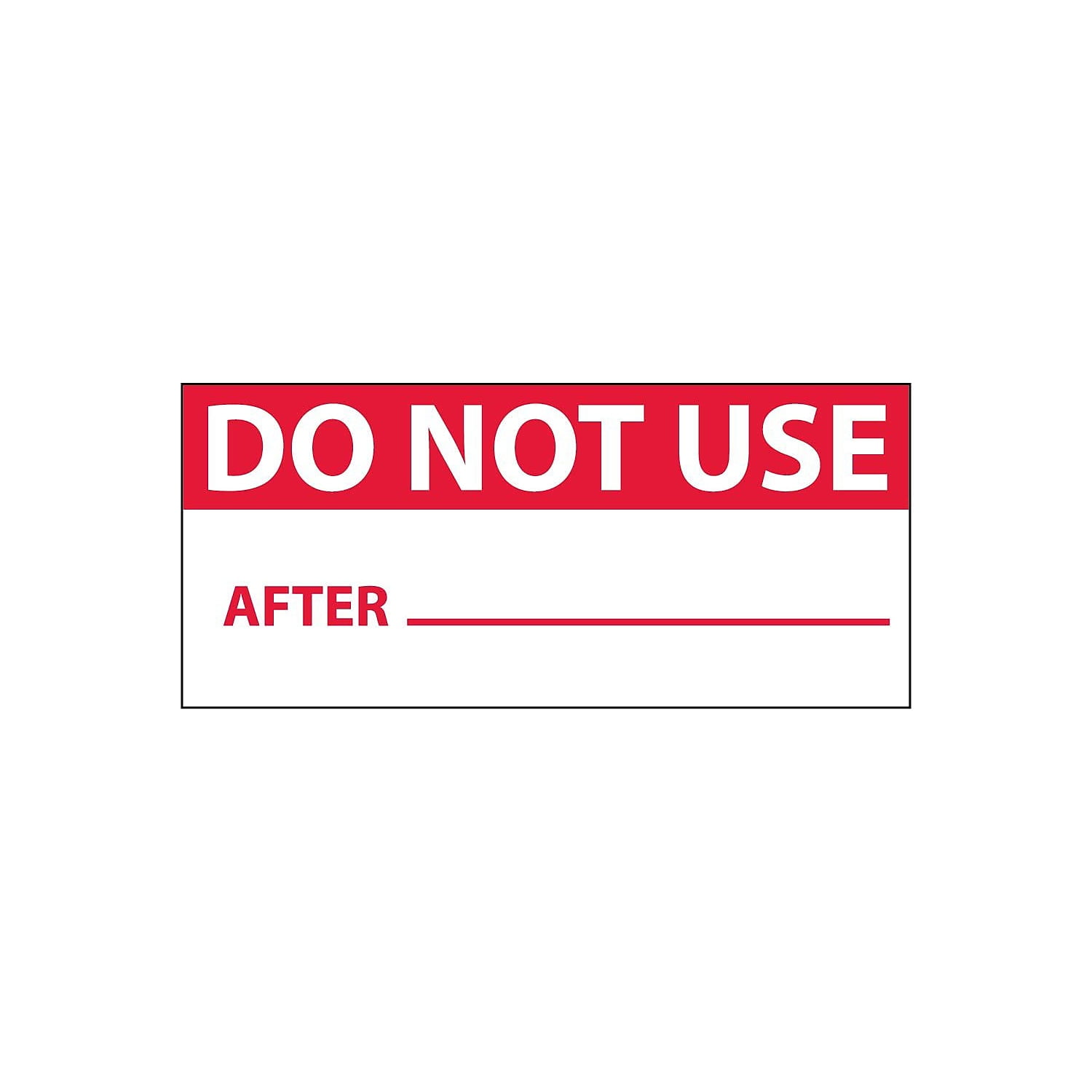 National Marker Inspection Labels; Do Not Use Red/Wht 1" x 2 1/4 ...