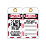 National Marker Lockout Tags; Lockout Do Not Energize Equipment Lock ...
