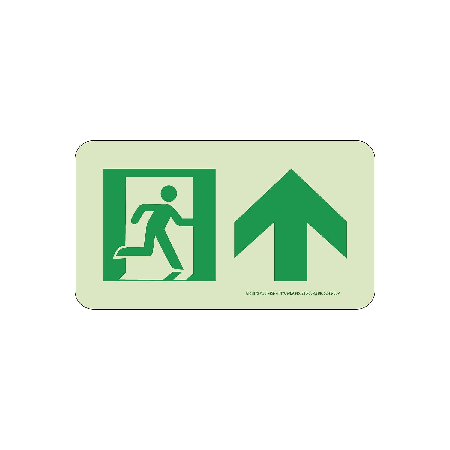 National Marker NYC Directional Signs; Forward 4.5X8 Rigid 7550 Glo ...