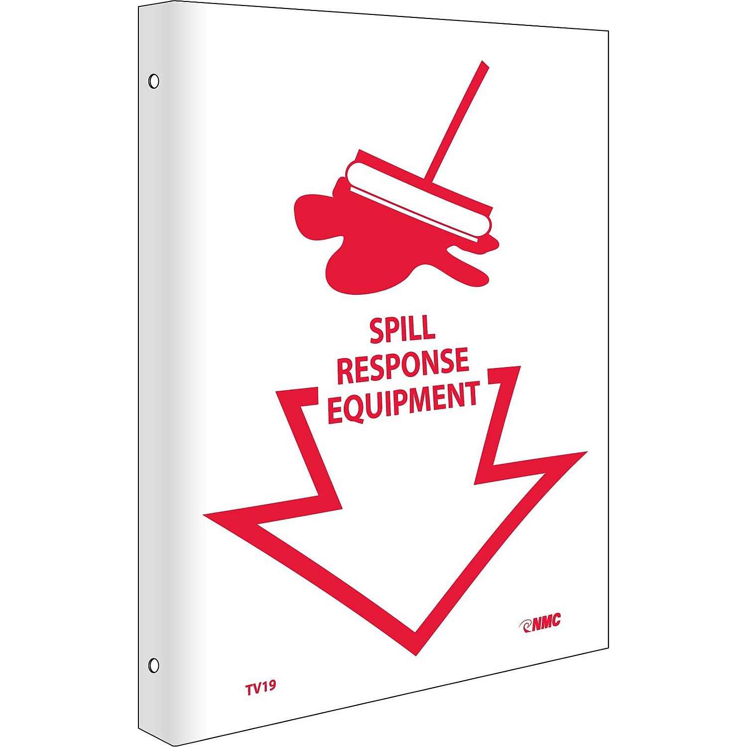 National Marker Notice Signs; Spill Response Equipment Flanged 10X8 ...