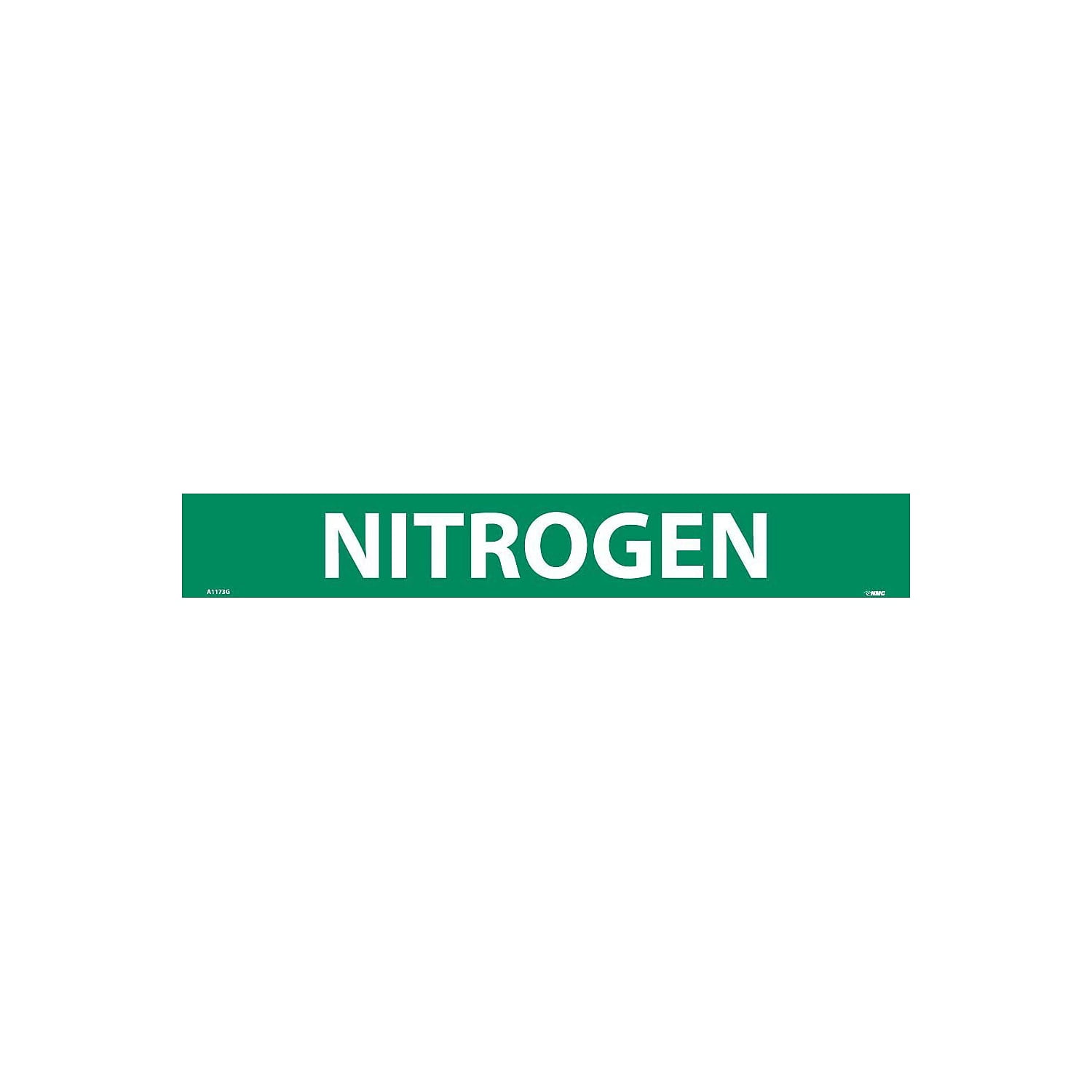National Marker Pipemarker; Adhesive Vinyl Nitrogen 2X14 1 1/4" Cap ...
