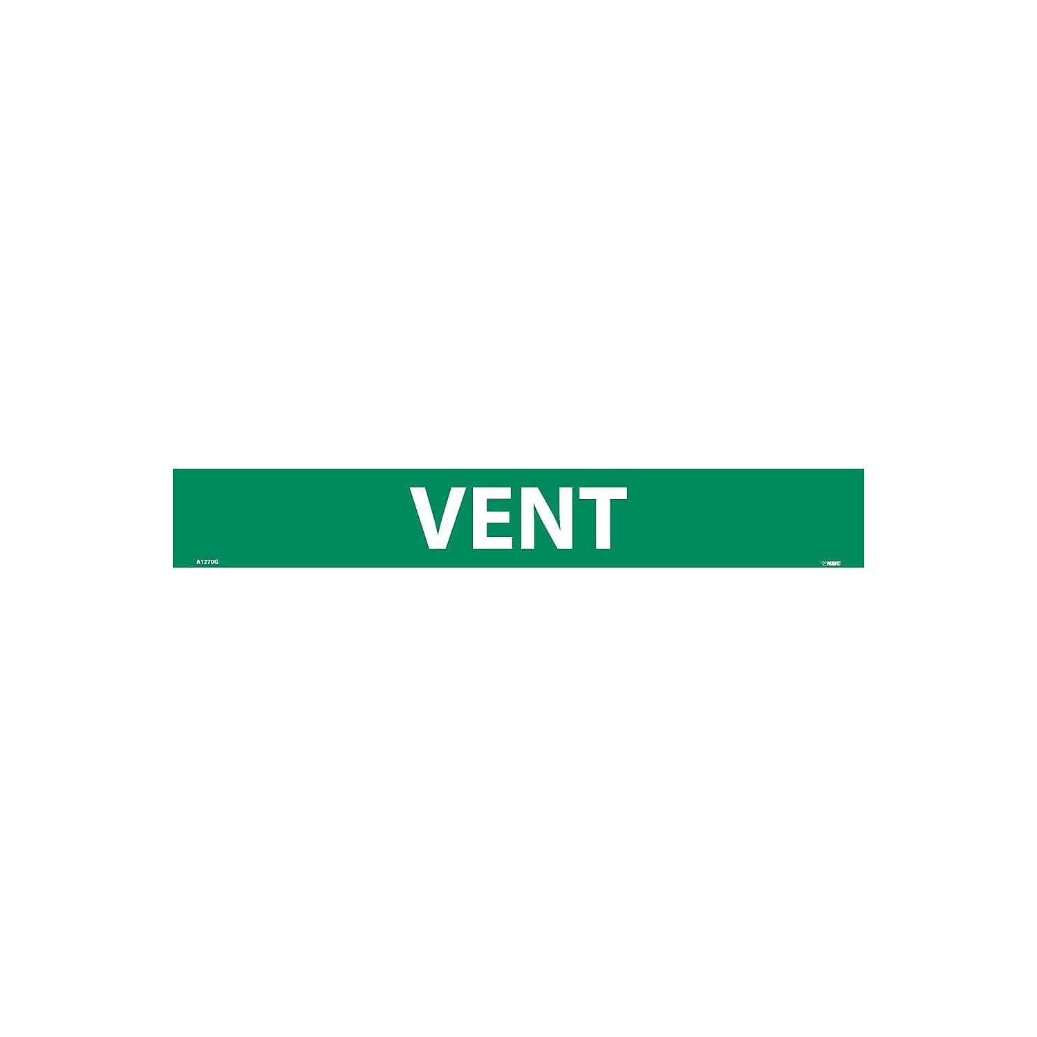 National Marker Pipemarker; Adhesive Vinyl Vent 2X14 1 1/4" Cap Height ...