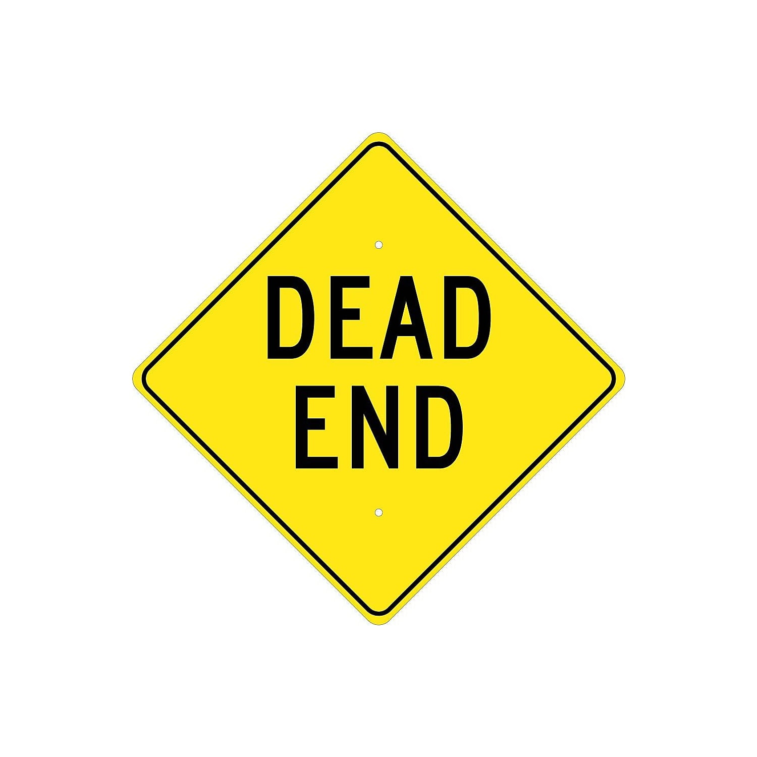 National Marker Reflective "Dead End" Warning Traffic Control Sign 24 ...