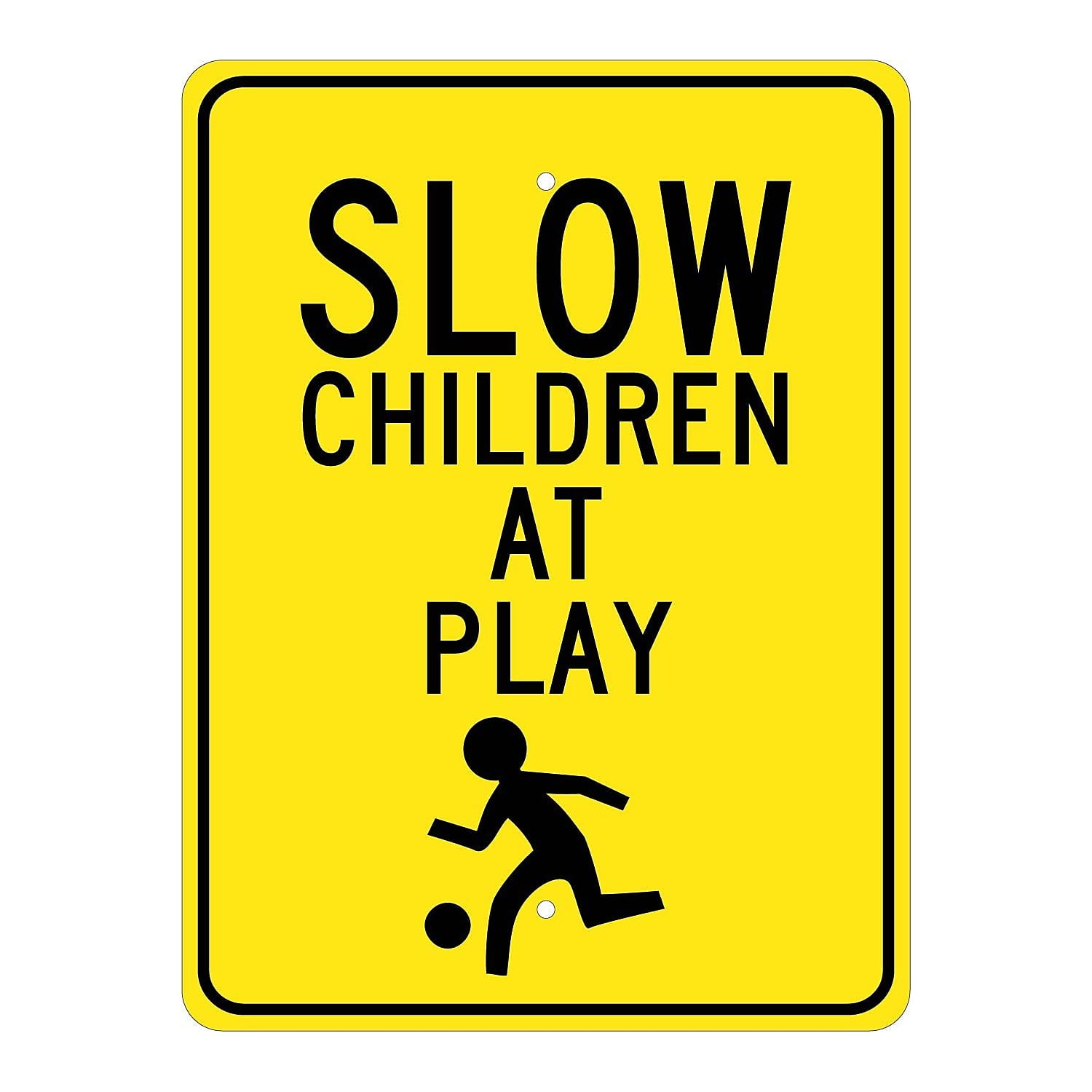 National Marker Reflective "Slow Children At Play" Warning Traffic ...
