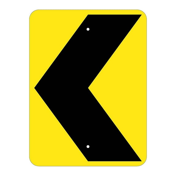 National Marker Reflective Warning Traffic Control Sign 24" x 18 ...