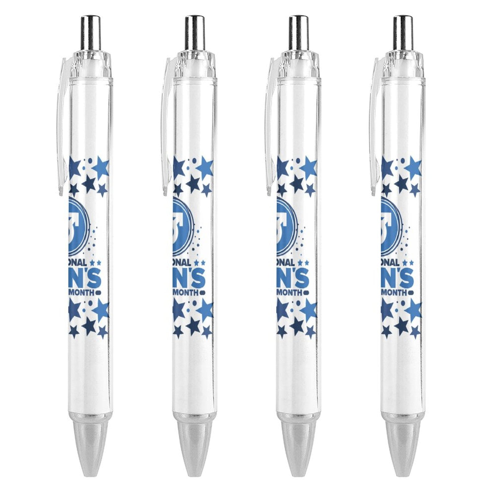 National Men's Health Month Ballpoint Pen Retractable Pens Black ...