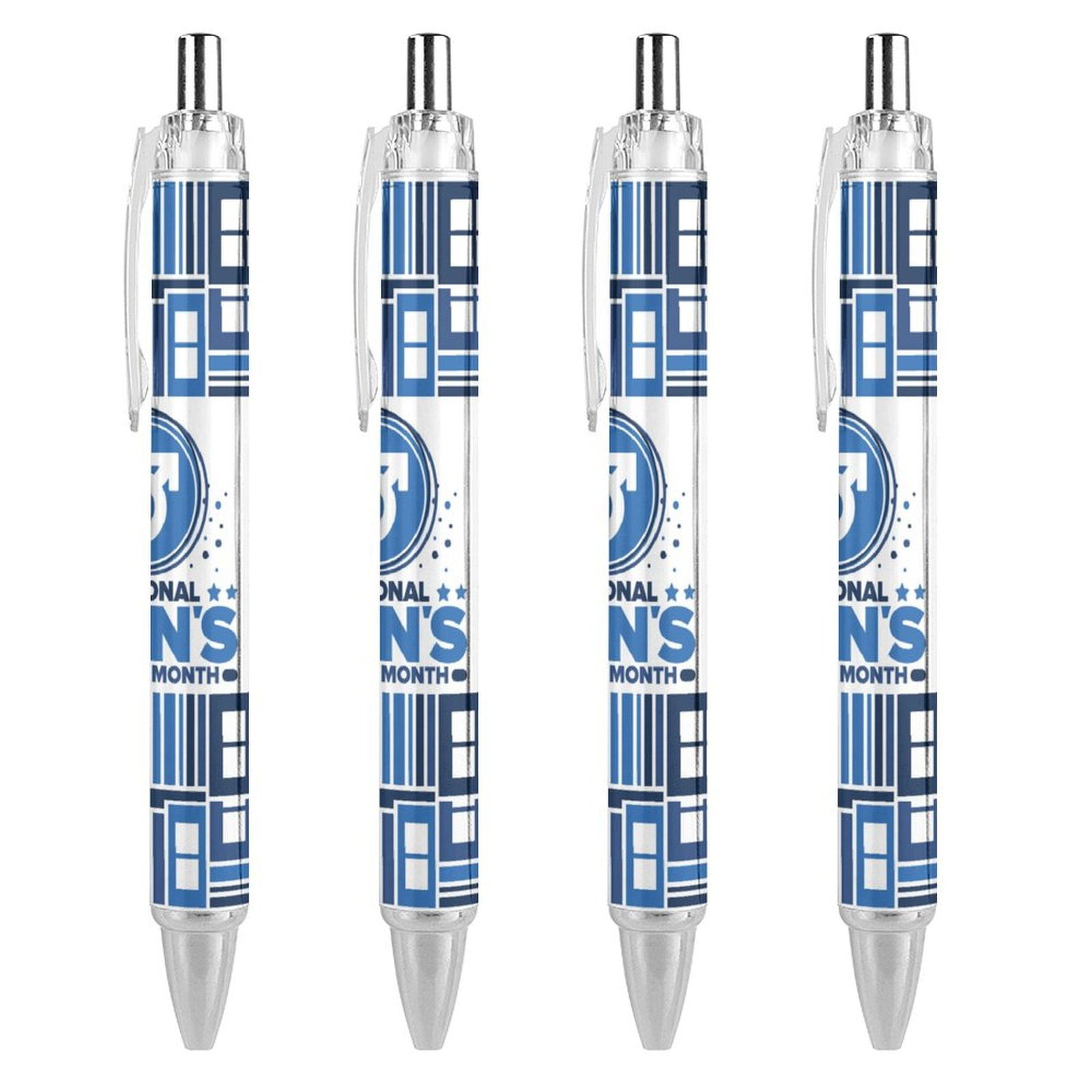 National Men's Health Month Ballpoint Pen Retractable Pens Black ...