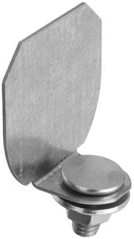 National N193-839 Galvanized Barn Door Rail End Cap With Bolt, Nut ...