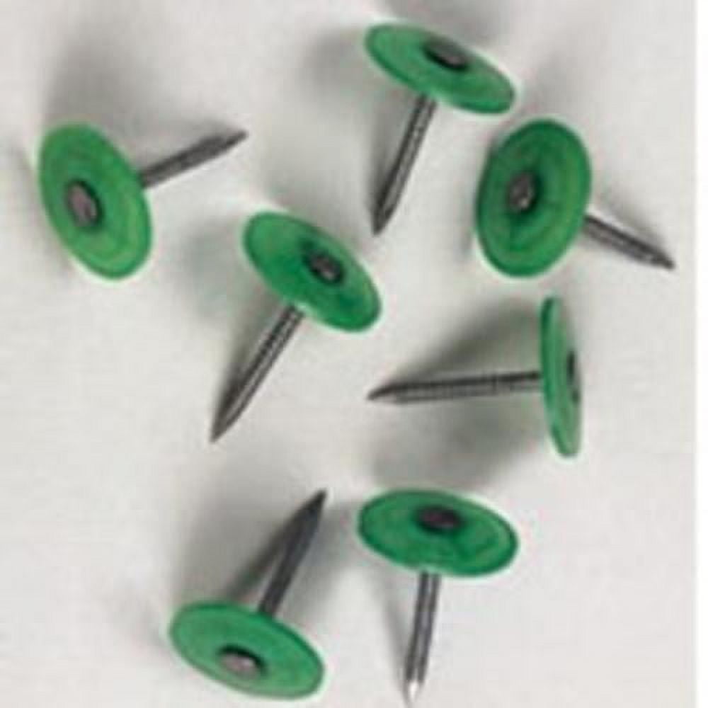 National Nail 0136070 1.25" Plastic Cap Nail 2800 - Walmart.com