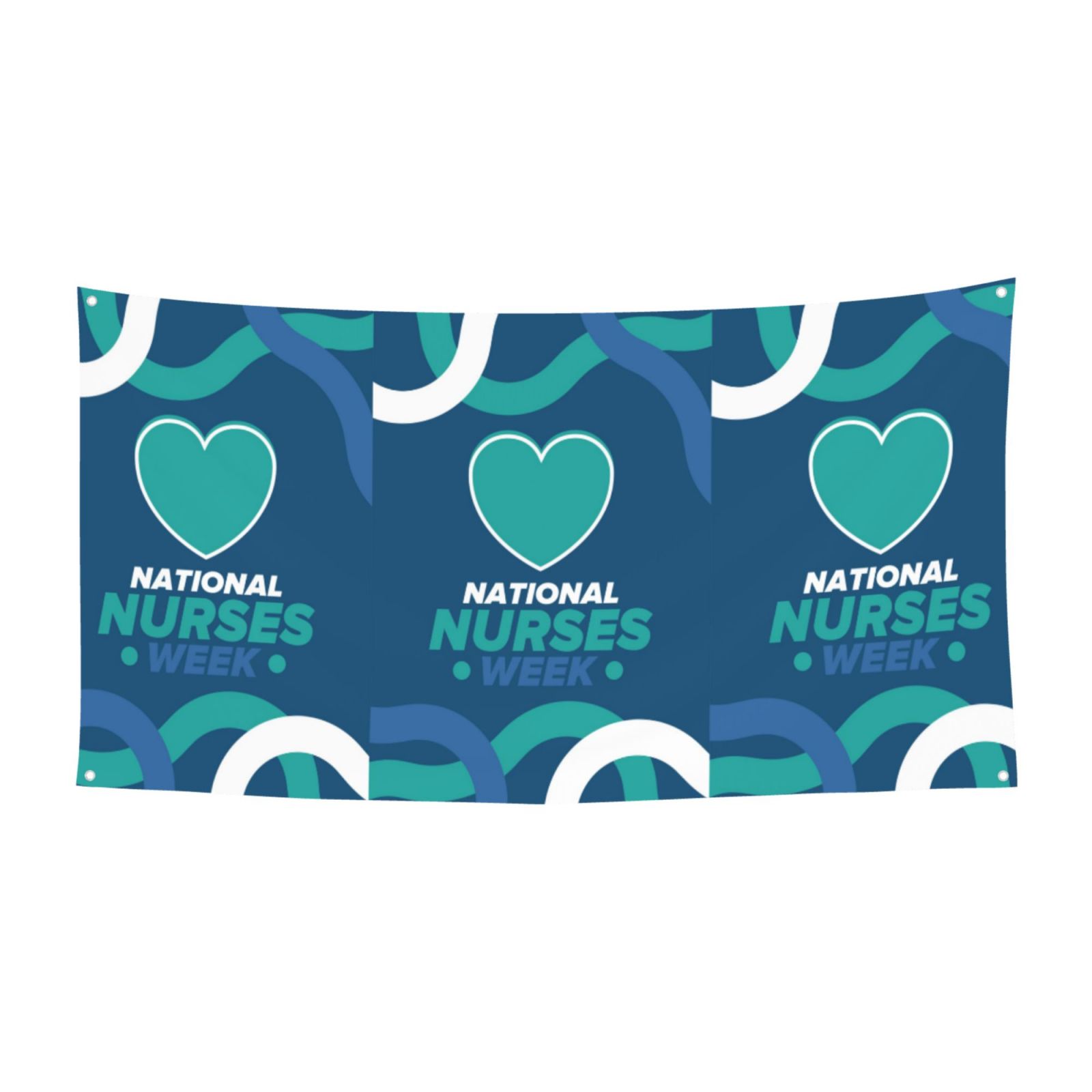 National Nurses Day Banner Flag Photography Background Outdoor Sign ...