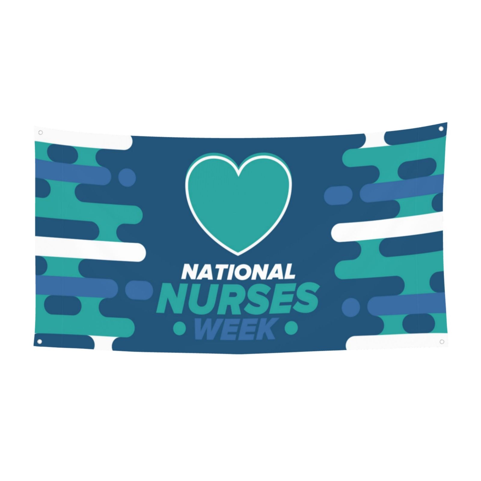 National Nurses Day Banner Flag Photography Background Outdoor Sign ...