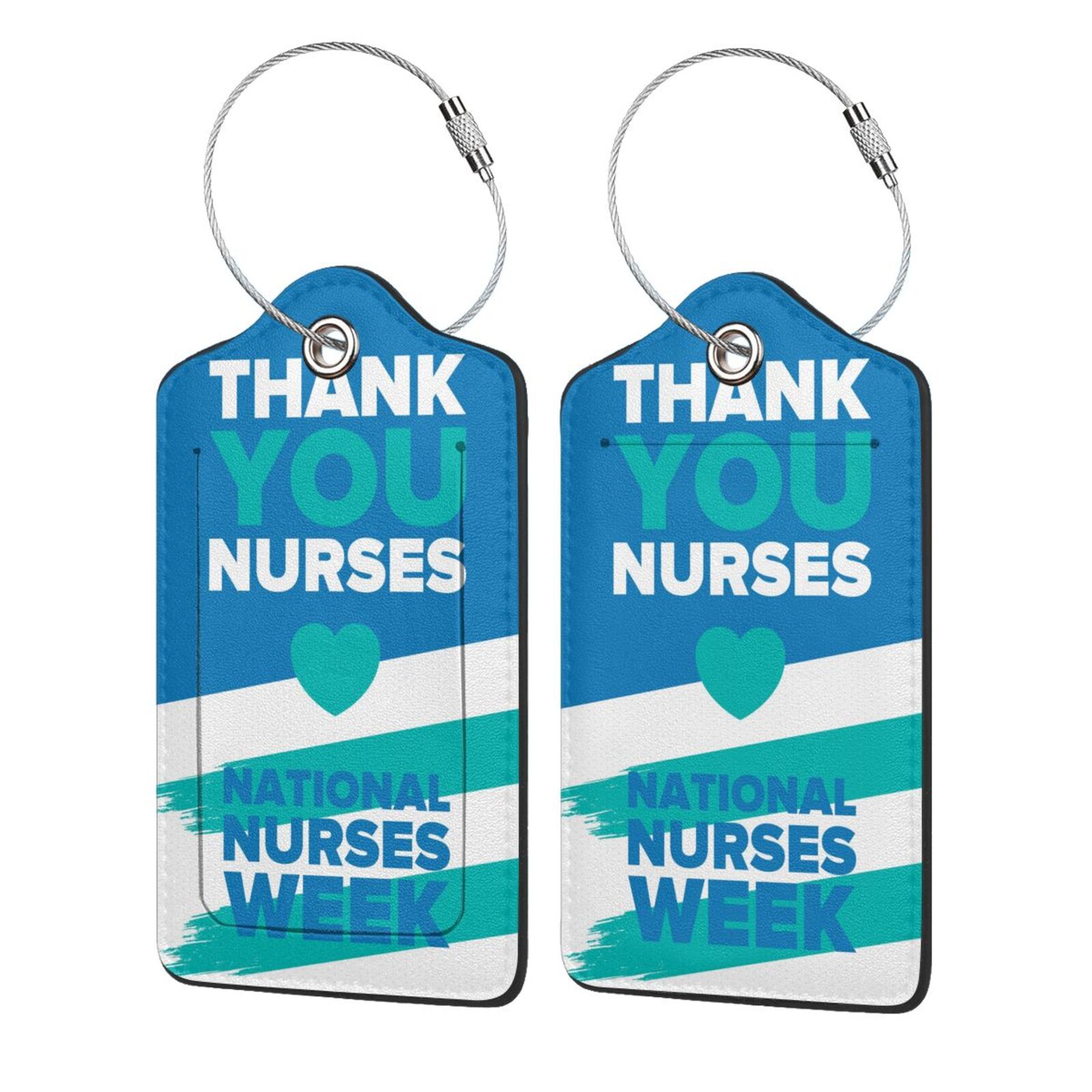National Nurses Day Luggage Tags for Suitcase Tags Identifiers with ...