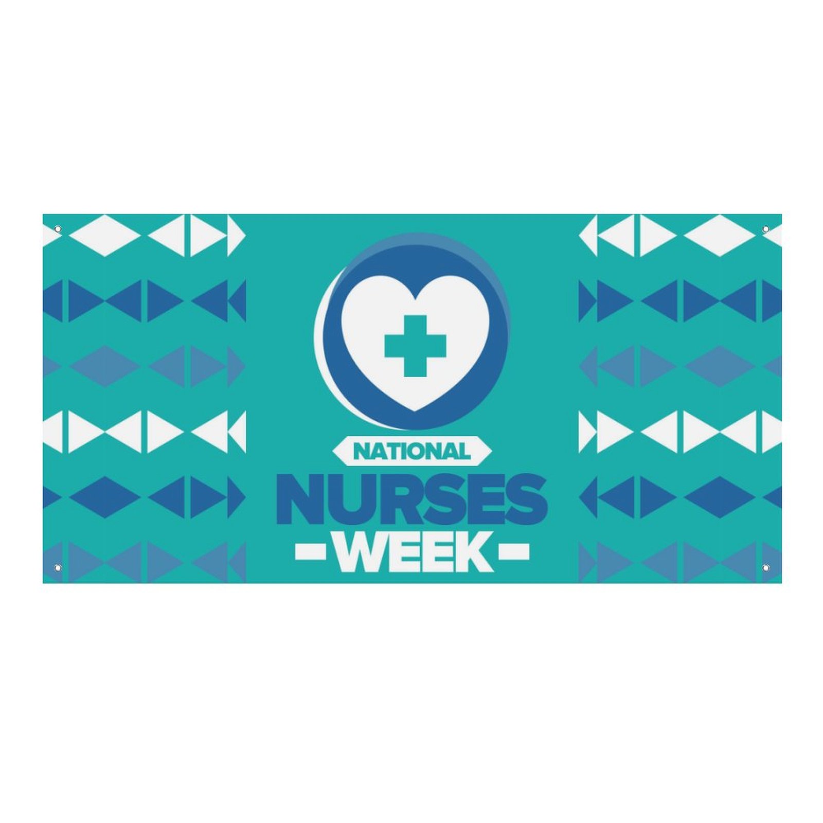 National Nurses Week Banners Flag Hanging Backdrop Sign Wall Decoration ...