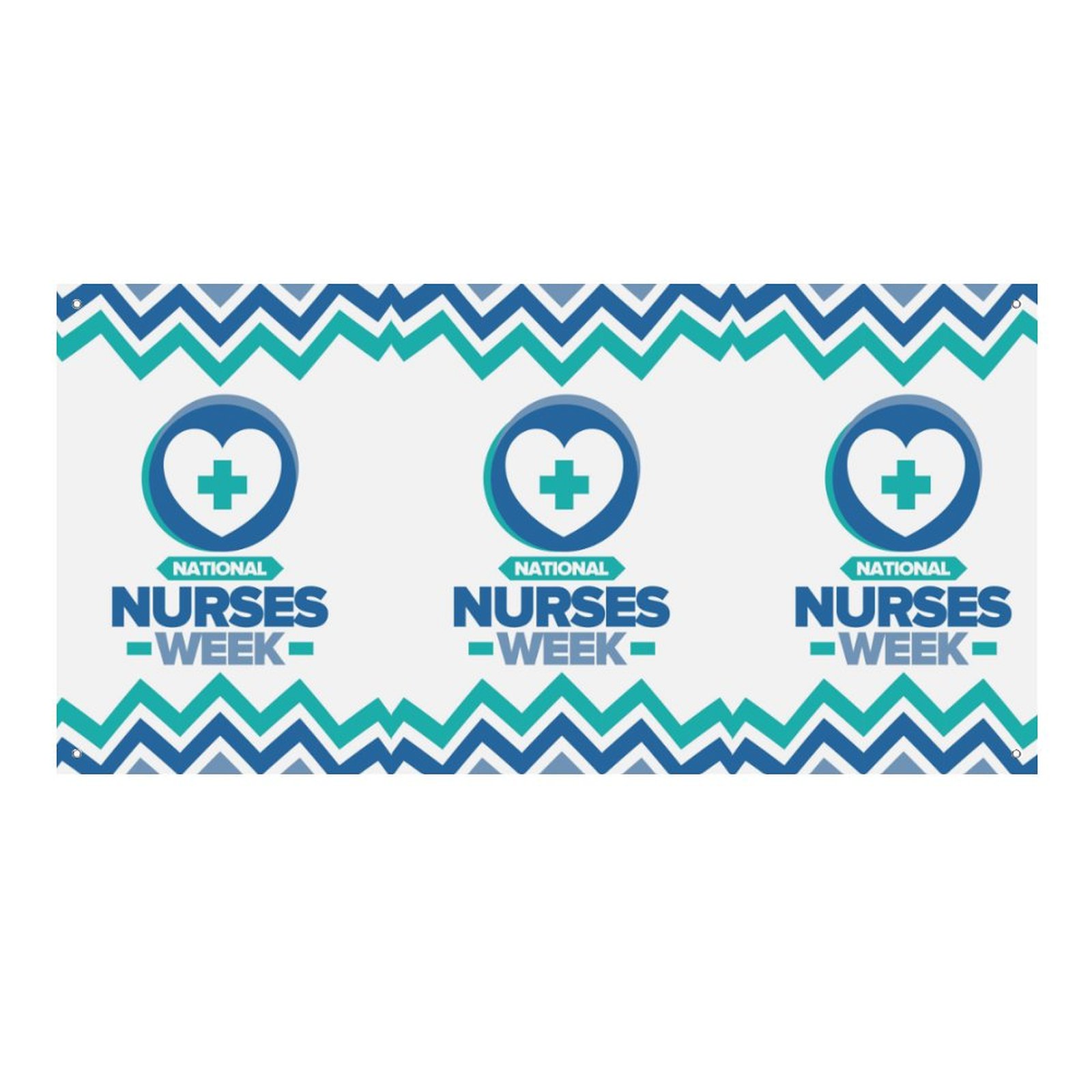 National Nurses Week Banners Flag Hanging Backdrop Sign Wall Decoration ...